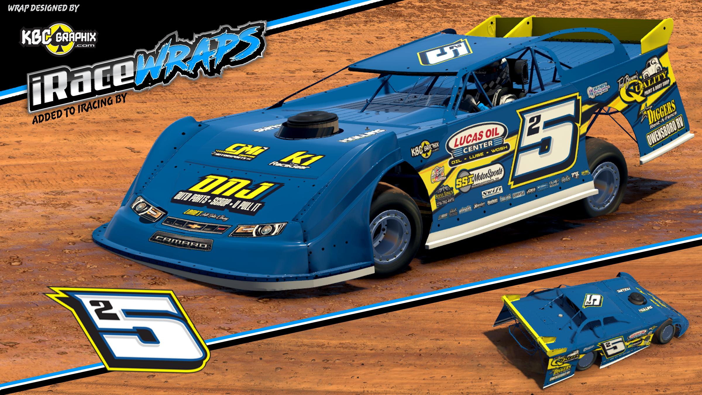 Tyler Nicely - Official 2020 Dirt Late Model from iRaceWraps by Michael ...