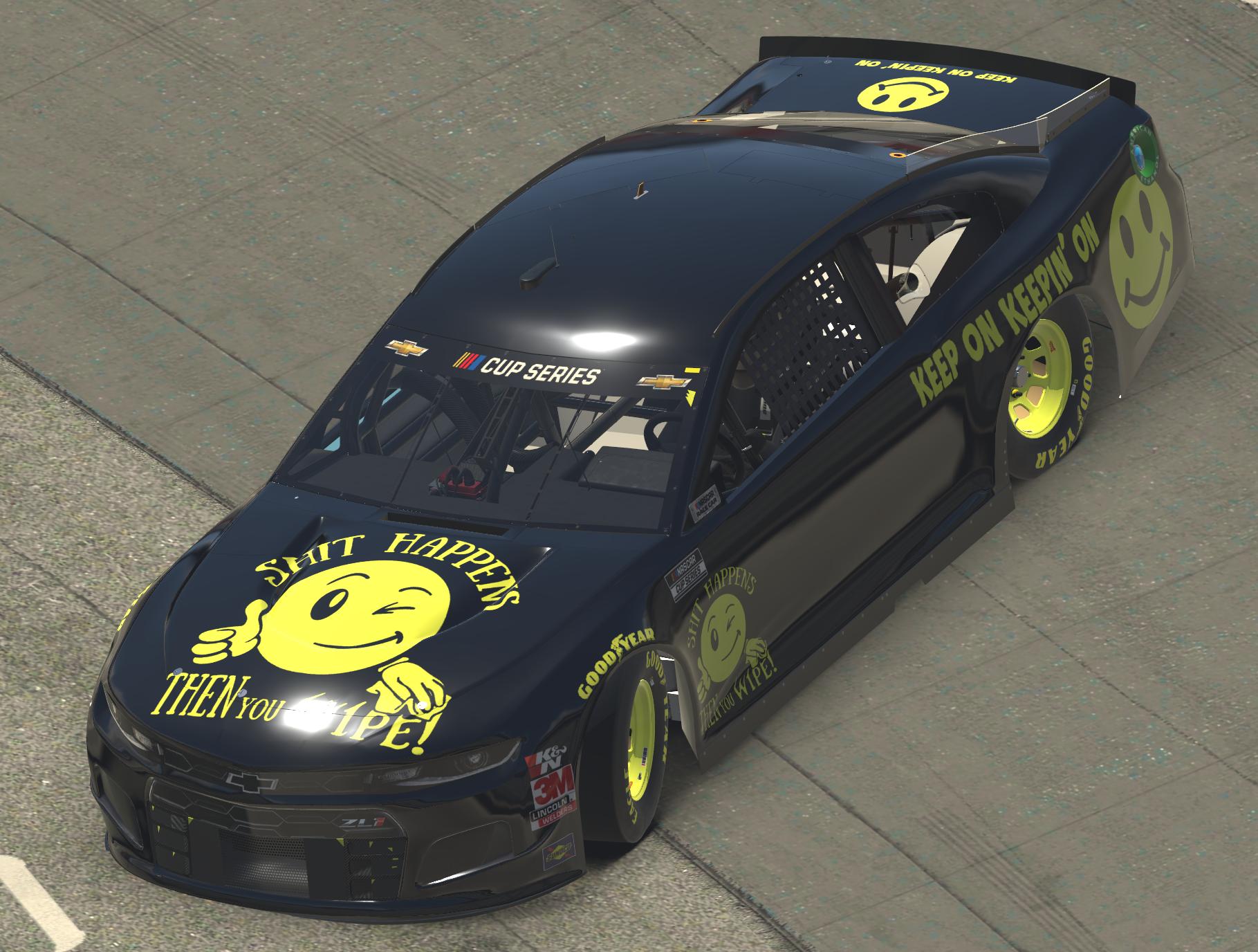 2020 Black Smiley Face Chevrolet Camaro ZL1 Gen 6 by Tracy Powers ...
