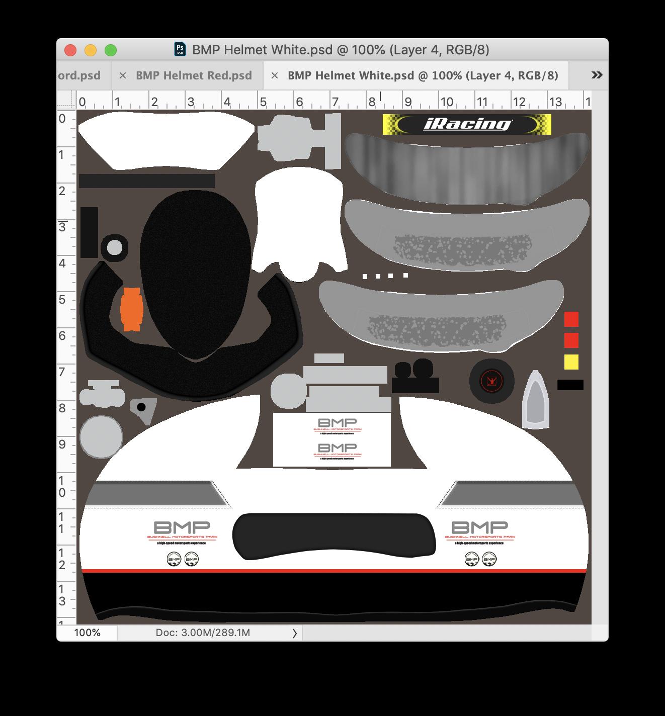 Bushnell Motorsports Park White/Black by Bryan Bateman - Trading Paints