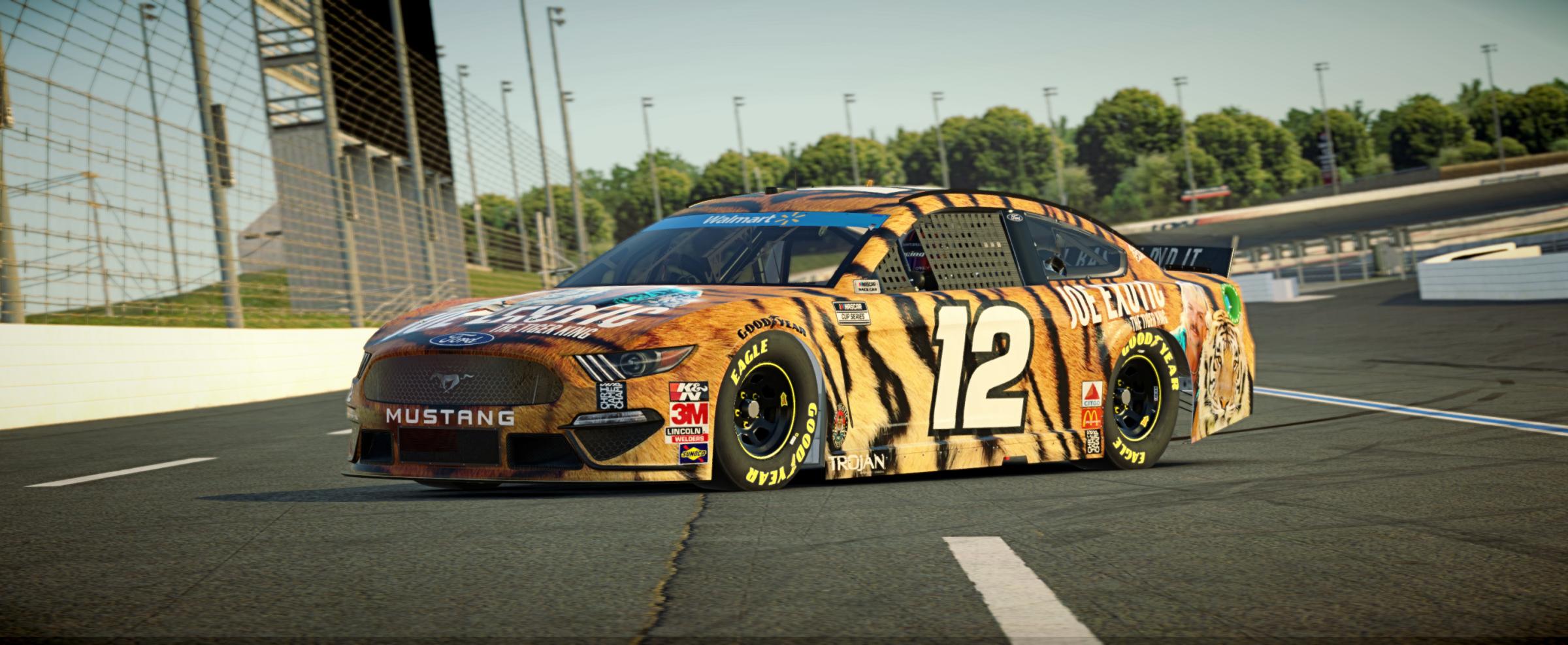 Joe Exotic Tiger King Ford Mustang by Chris Champeau - Trading Paints