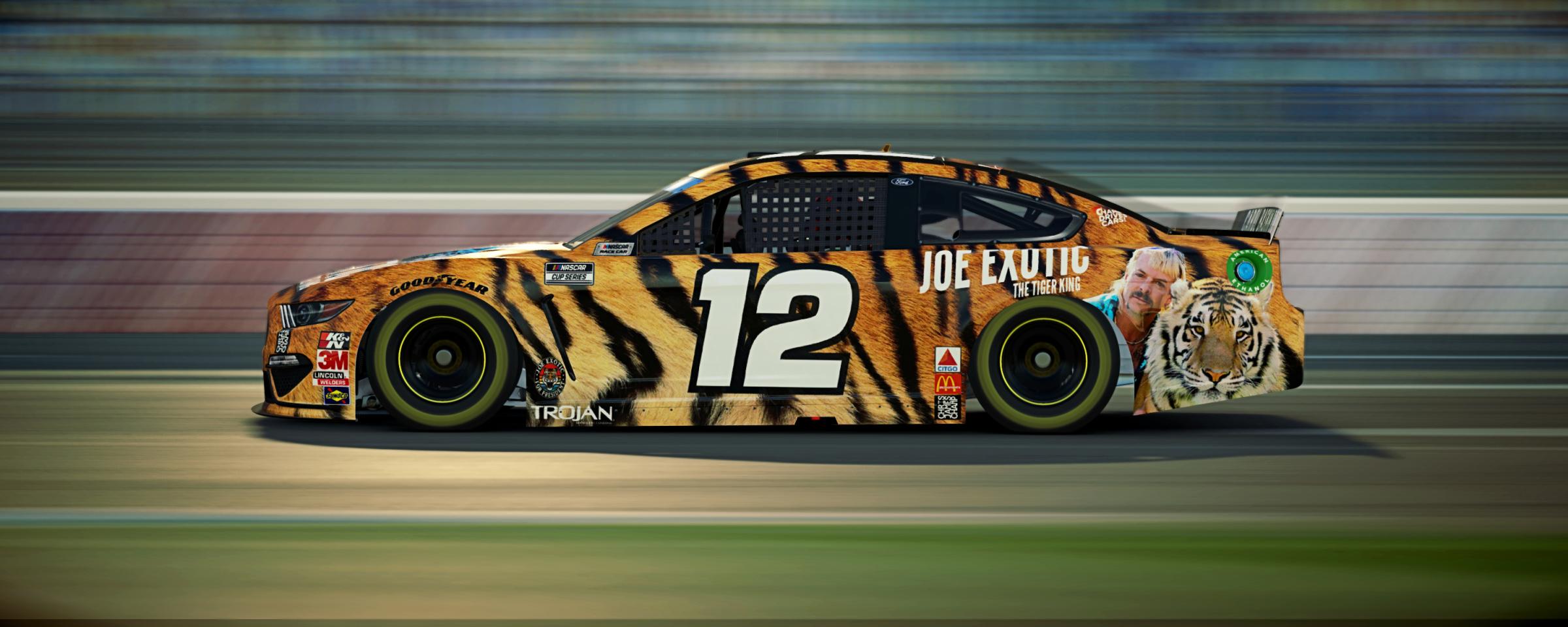 Joe Exotic Tiger King Ford Mustang by Chris Champeau - Trading Paints