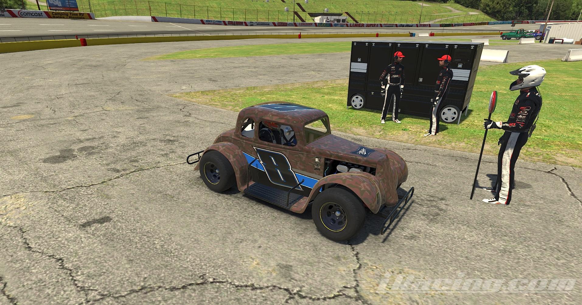 #8 Miller Legend Car by Rs Senter - Trading Paints