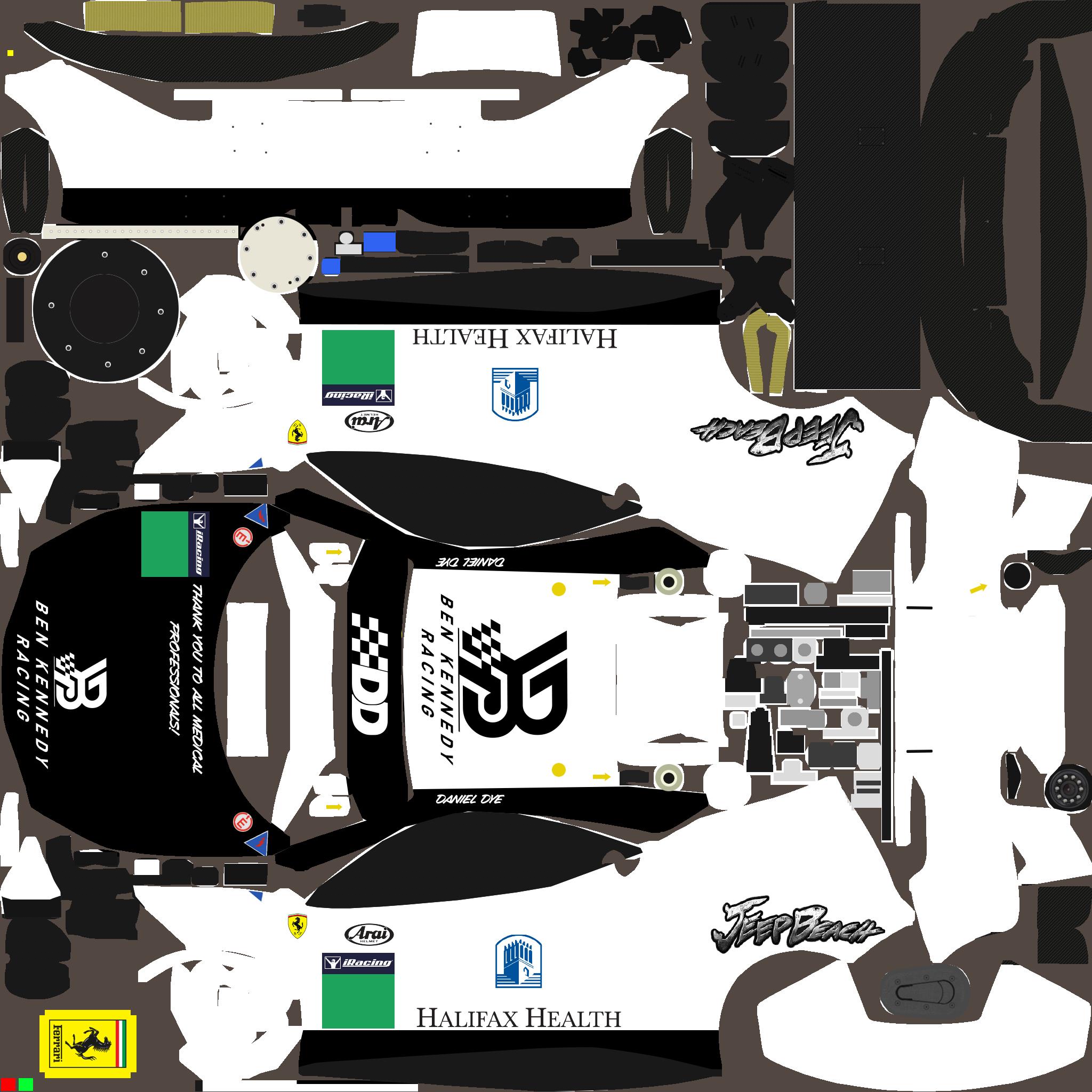 DD43 FERRARI- final by Daniel Dye - Trading Paints