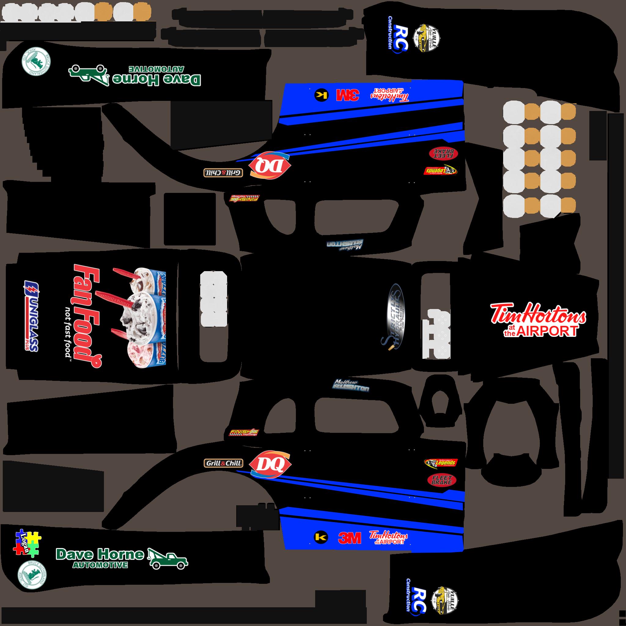 Matthew Rushton 2019 Legends Ford34c by Nicholas Doucette - Trading Paints