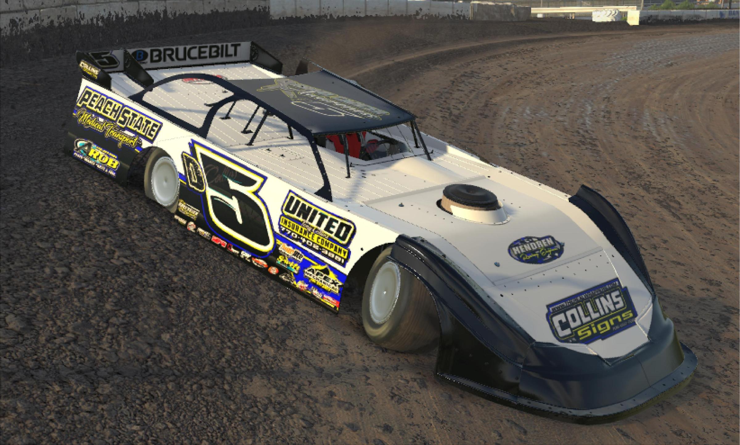 Drew Collins 2019 XR1 White by Kenny Collins2 - Trading Paints