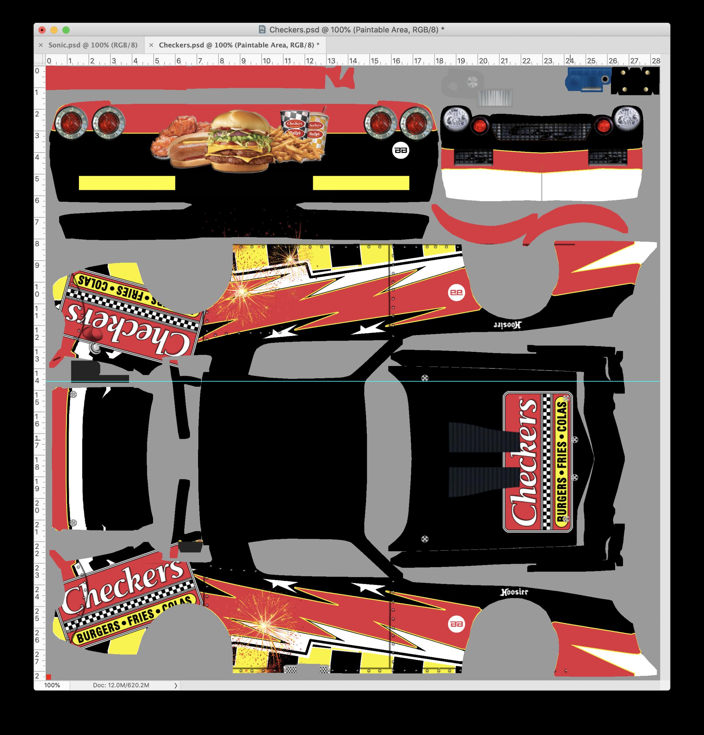 Checkers Burgers by Bryan Bateman - Trading Paints