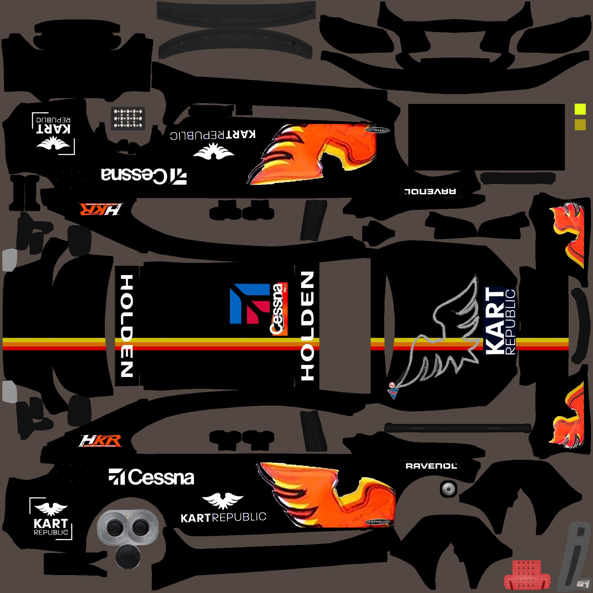 Holden VF V8 kr black cessna by Barclay Holden - Trading Paints
