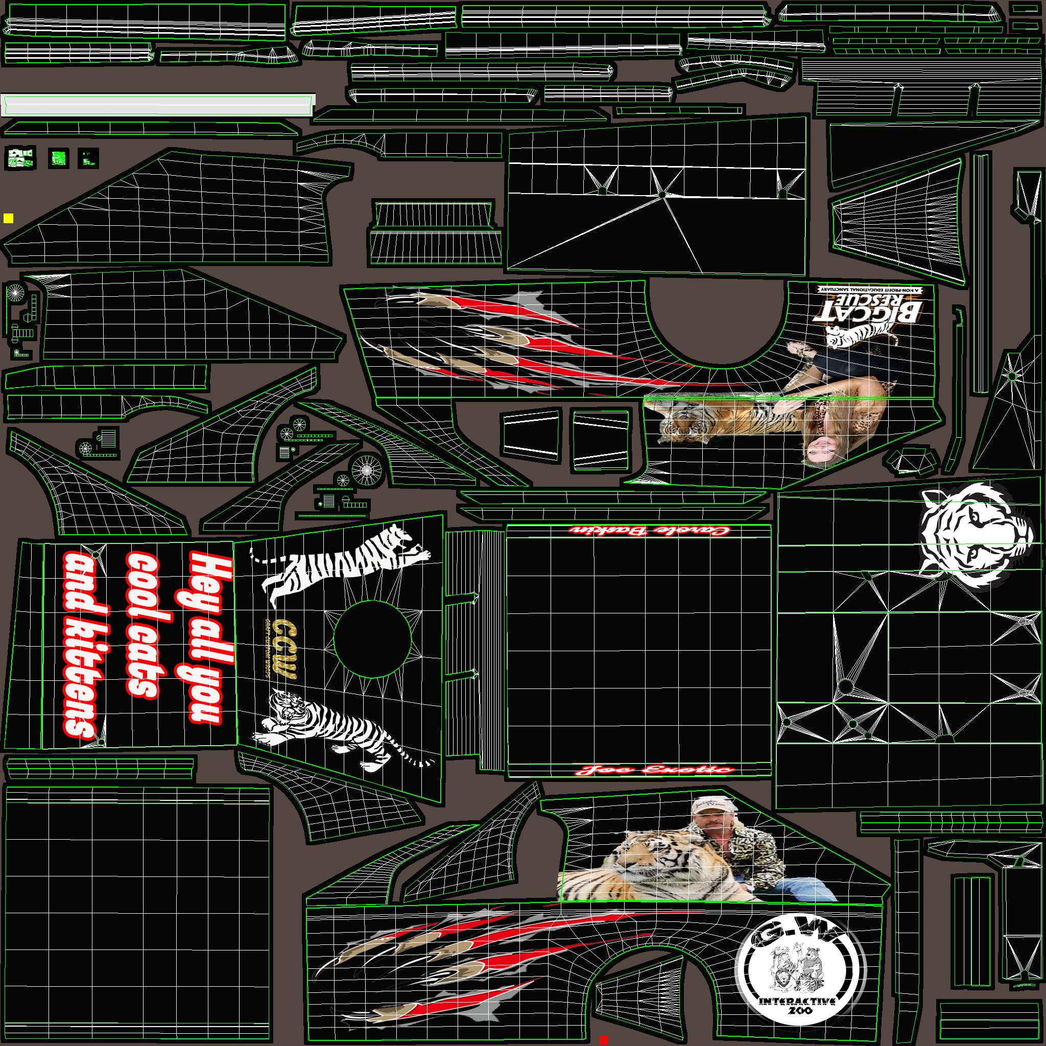 Dirt UMP Modified tiger king by Cory Craft - Trading Paints