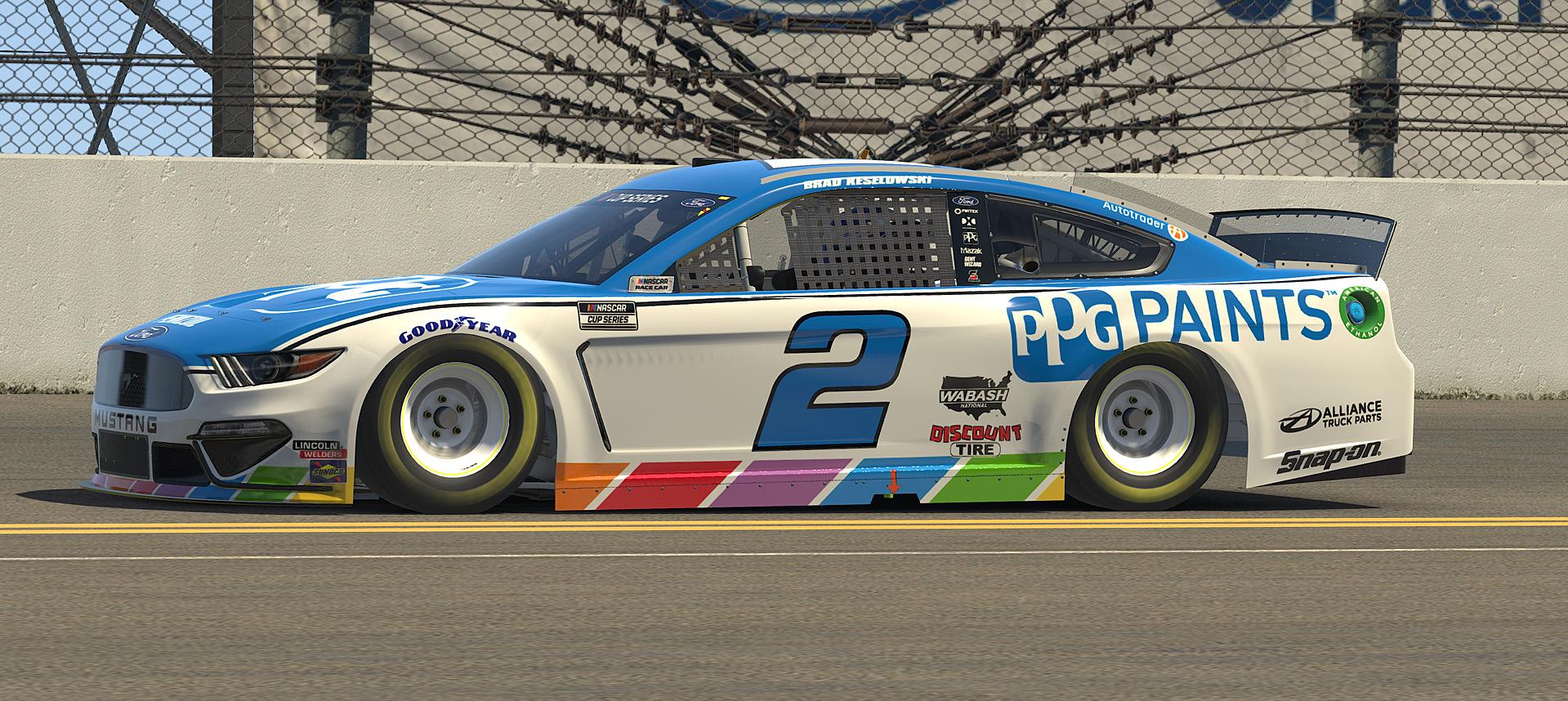 Fictional #2 - Brad Keselowski - PPG Paints FordMustang - 2020 (Custom ...