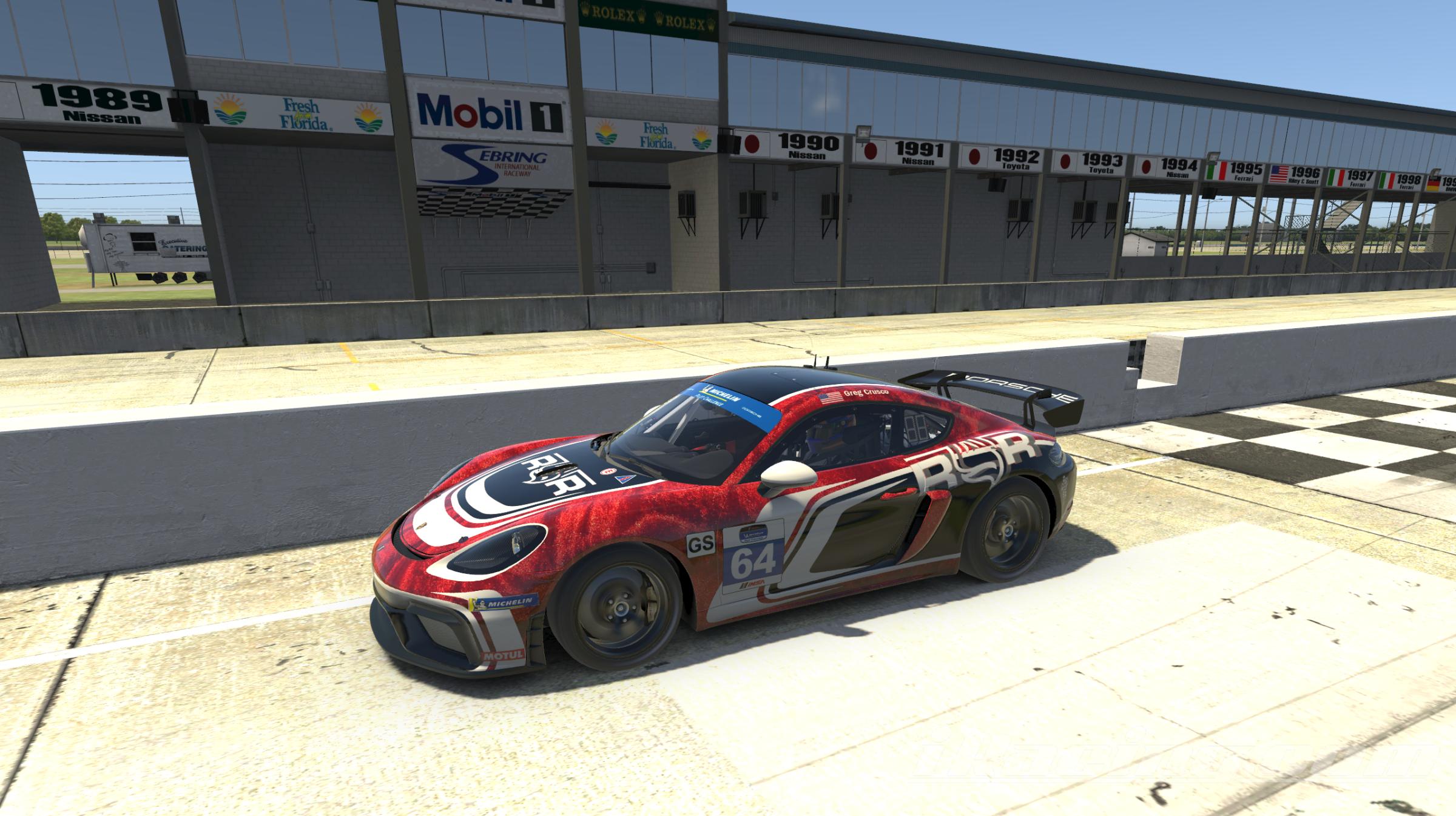 Porsche 718 GT4 Red Velvet by Austin Lawrence - Trading Paints