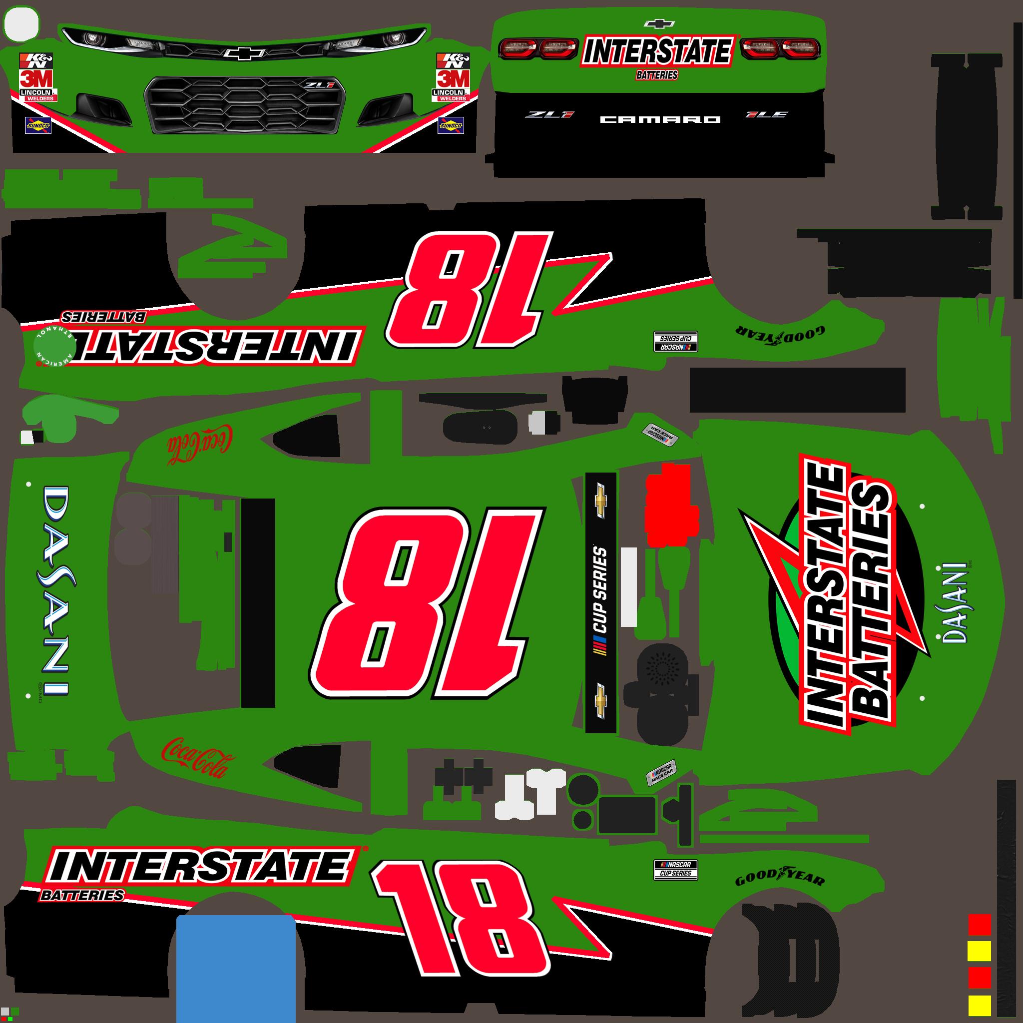 Interstate Batteries by Robbie Darnell - Trading Paints