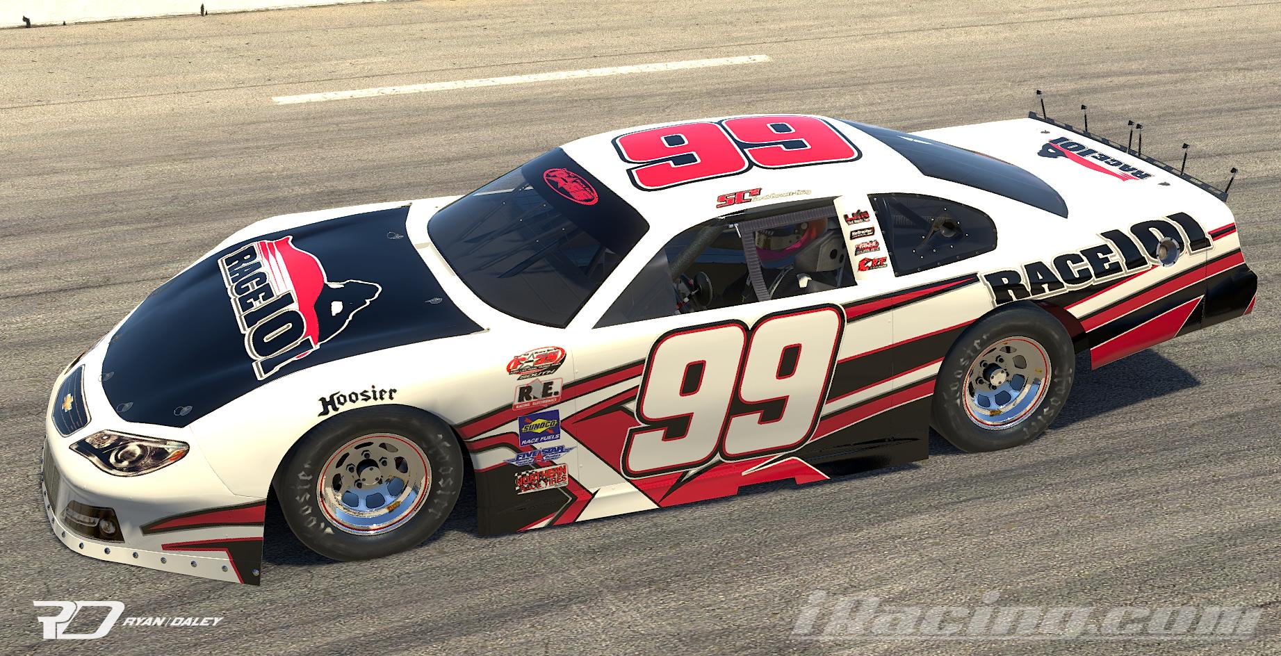 #99 Sarah Cornett-Ching Super Late Model by Ryan Daley - Trading Paints