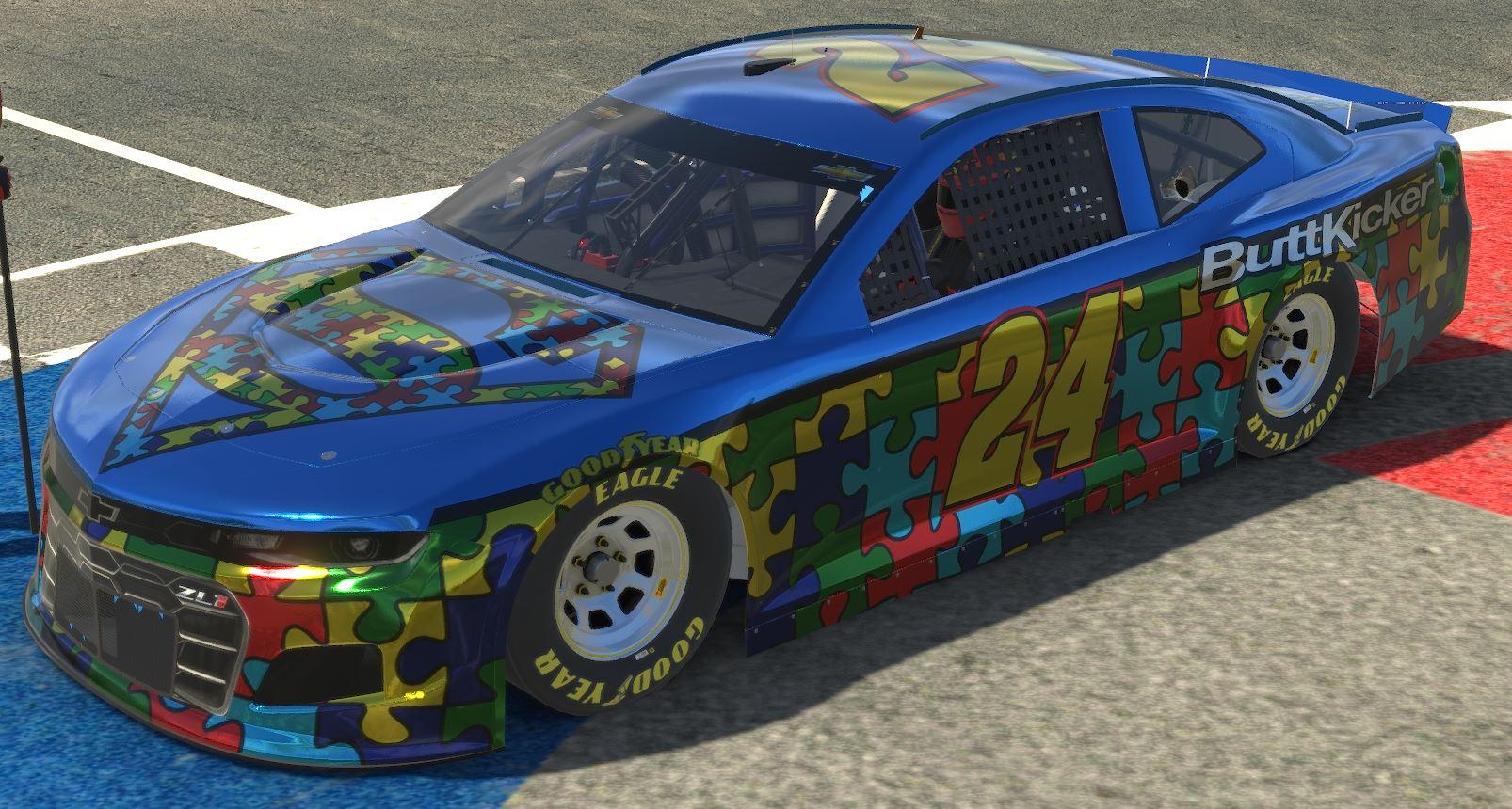 Autism Superman Blue Chrome by Frank Isaacson - Trading Paints