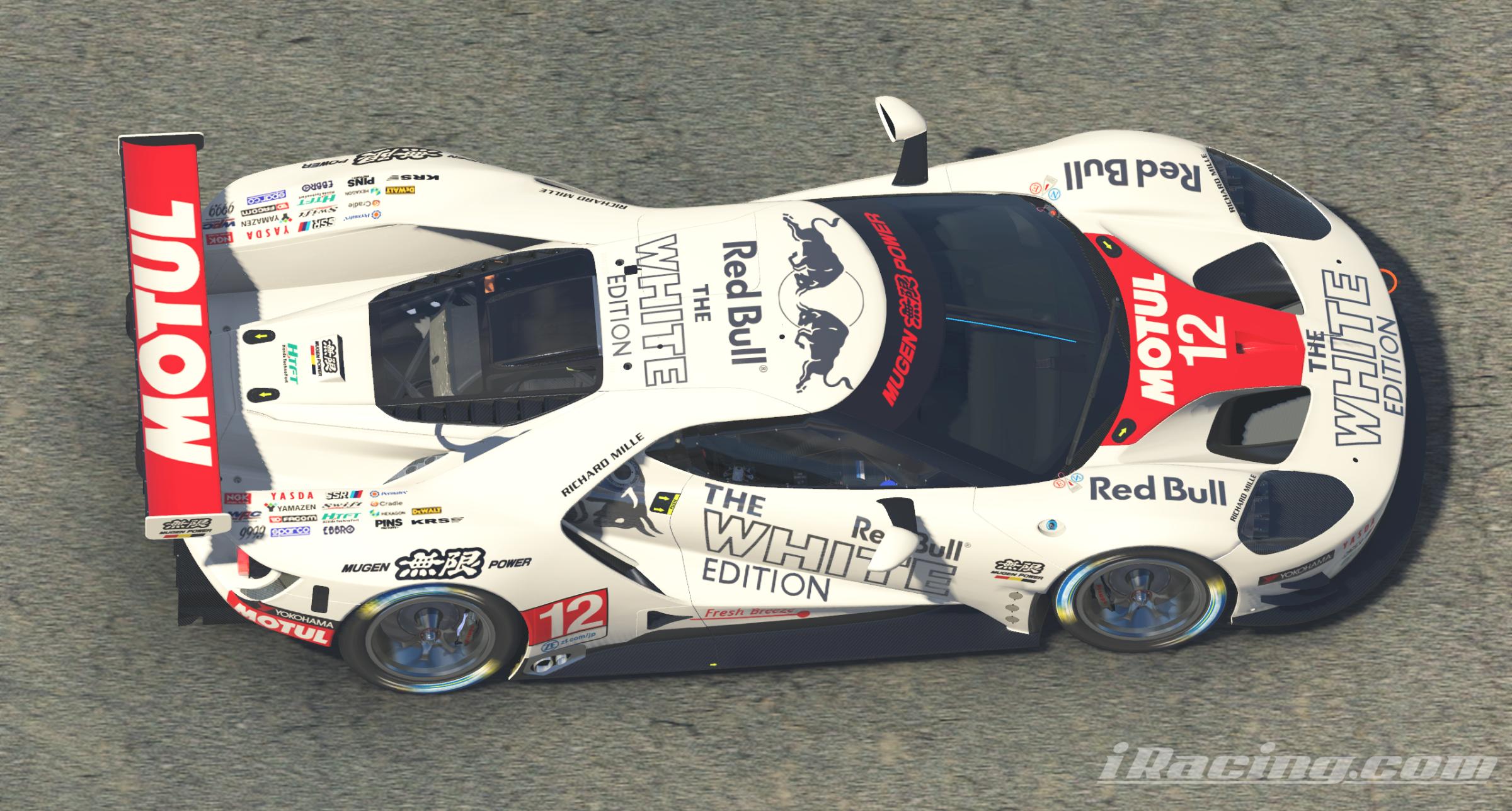 Mugen Motul Redbull White Edition. Ford GT 2017 by Neil H. - Trading Paints