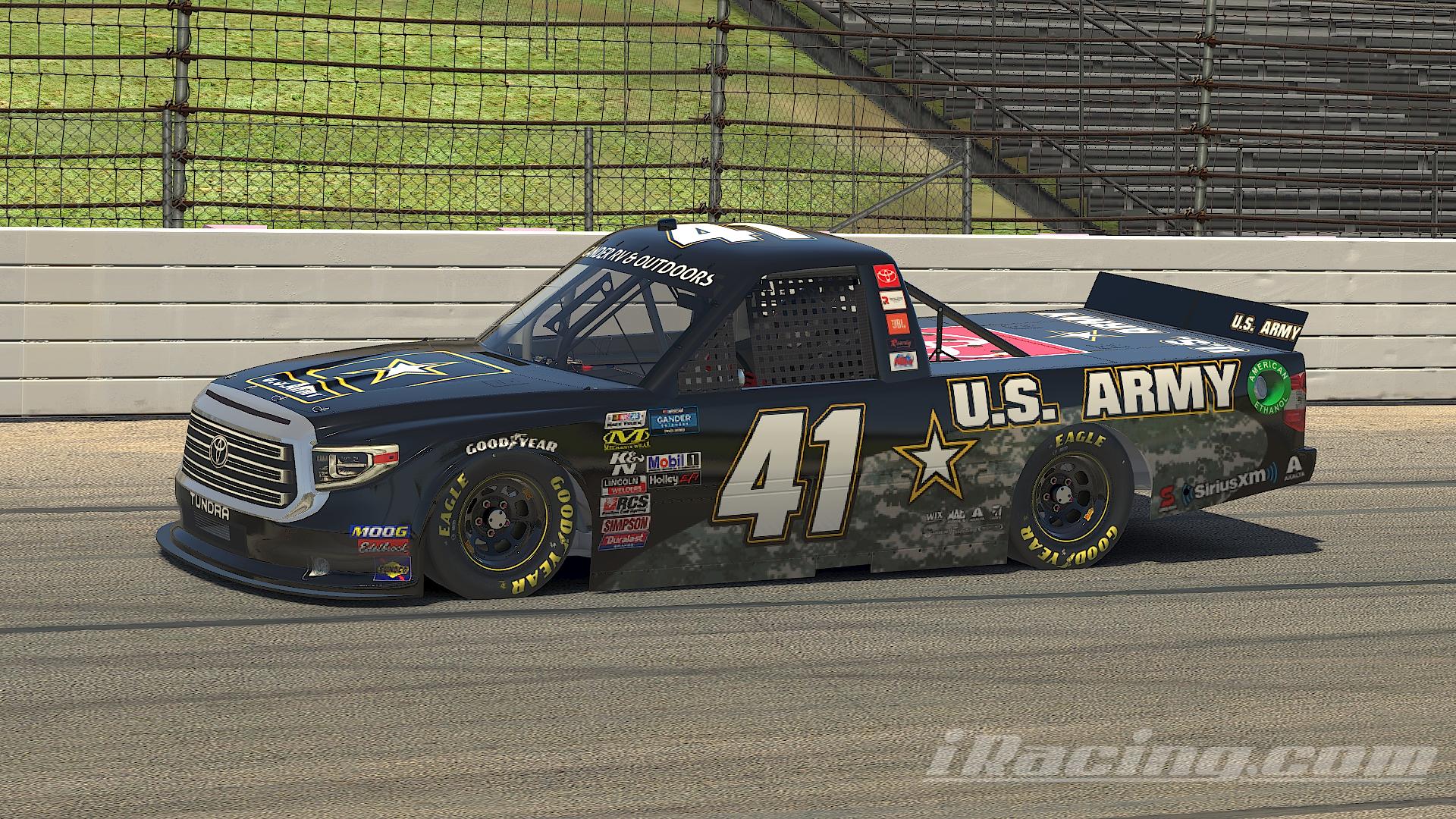 U.S. ARMY TOYOTA #41 by Matthew Meyer3 - Trading Paints
