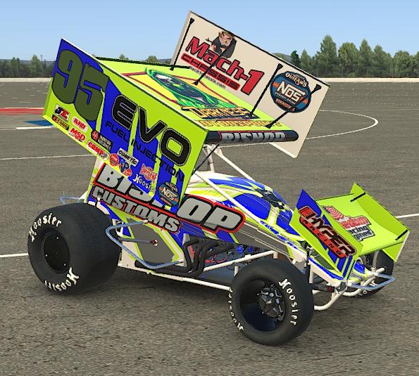 bishop custom sprint by Chad Bishop - Trading Paints