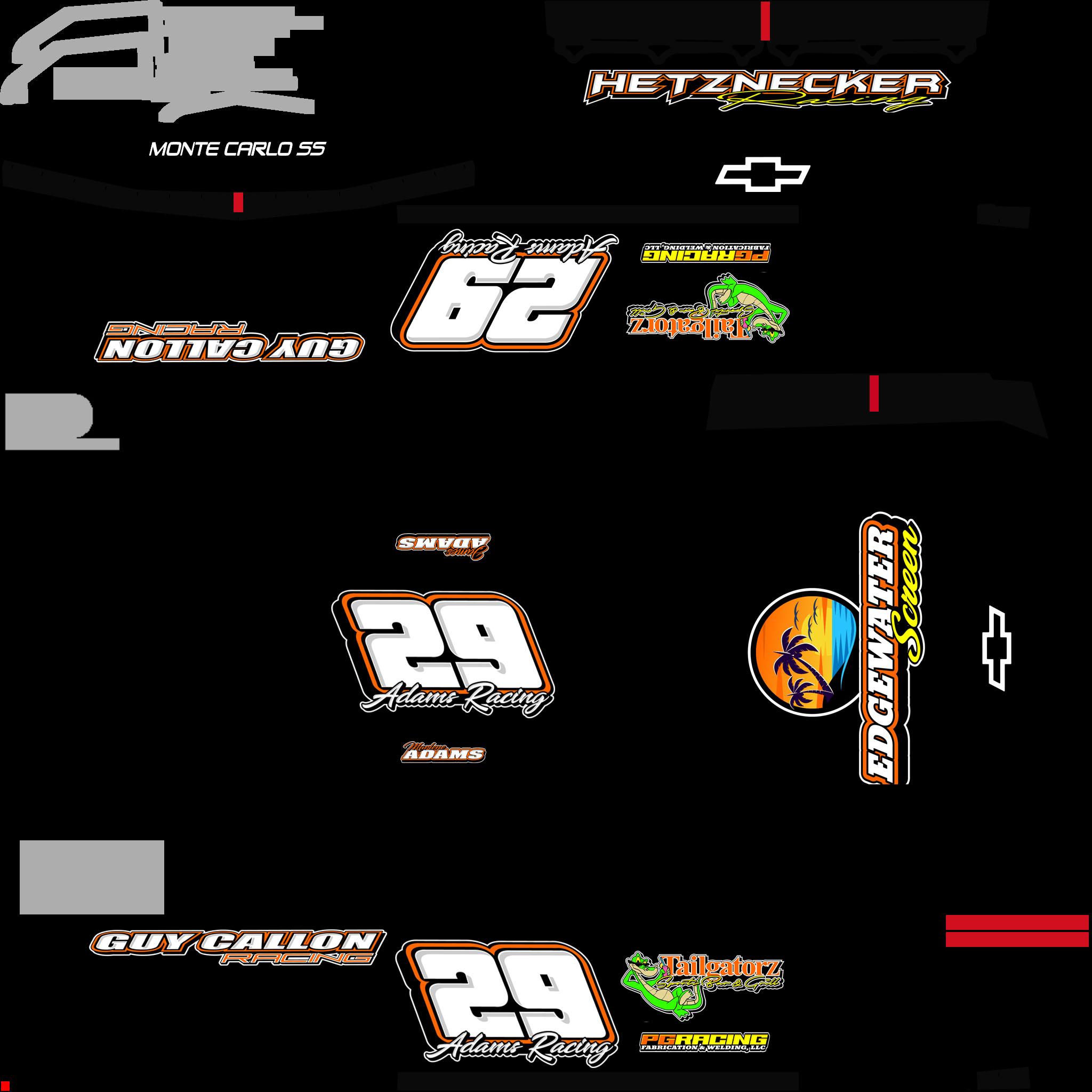 JamesAdams 2020 (Asphalt) Late Model by Dustin Carter - Trading Paints