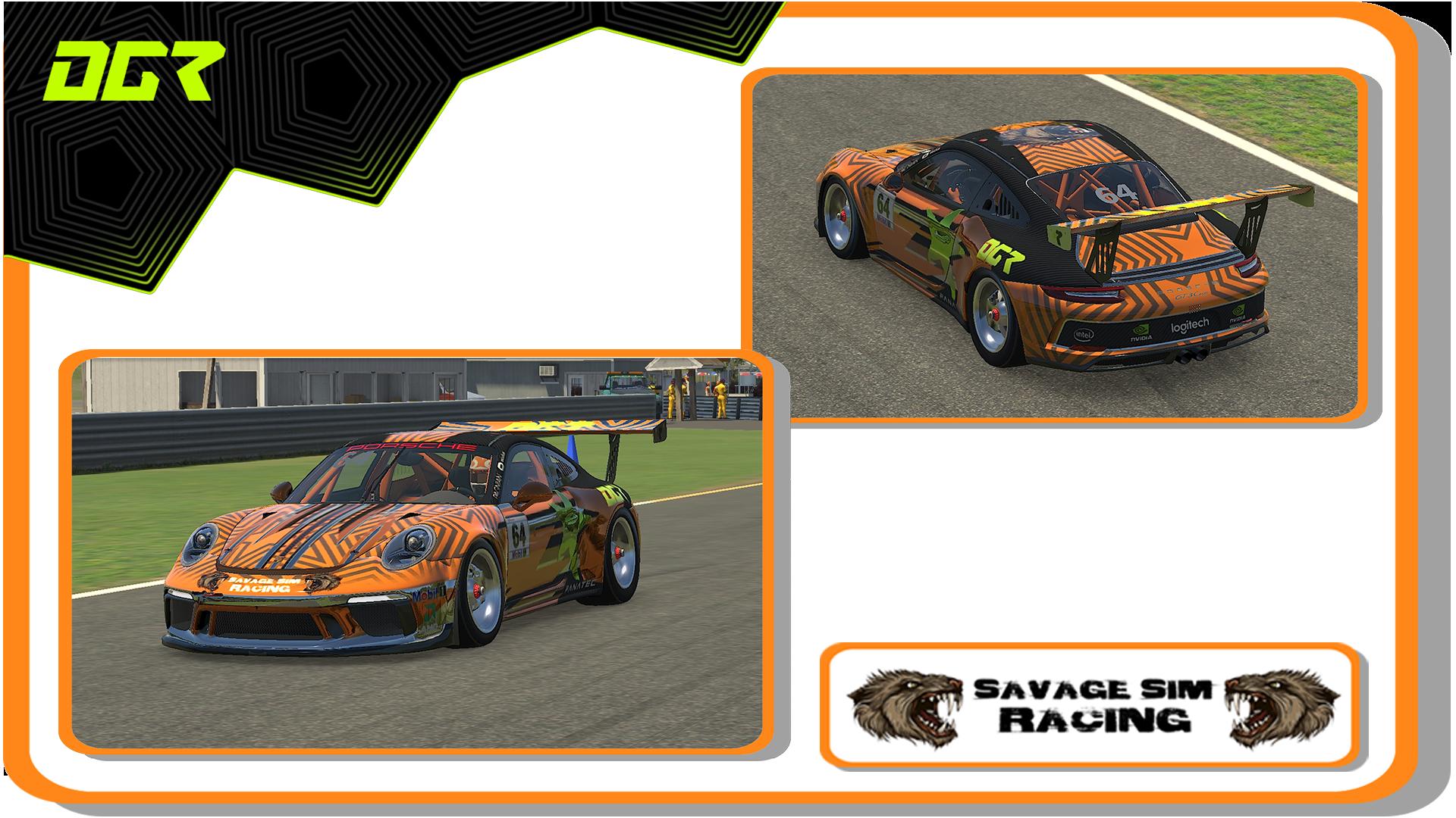 Savage Sim & Digital Global Racing by Wayne Bennett - Trading Paints