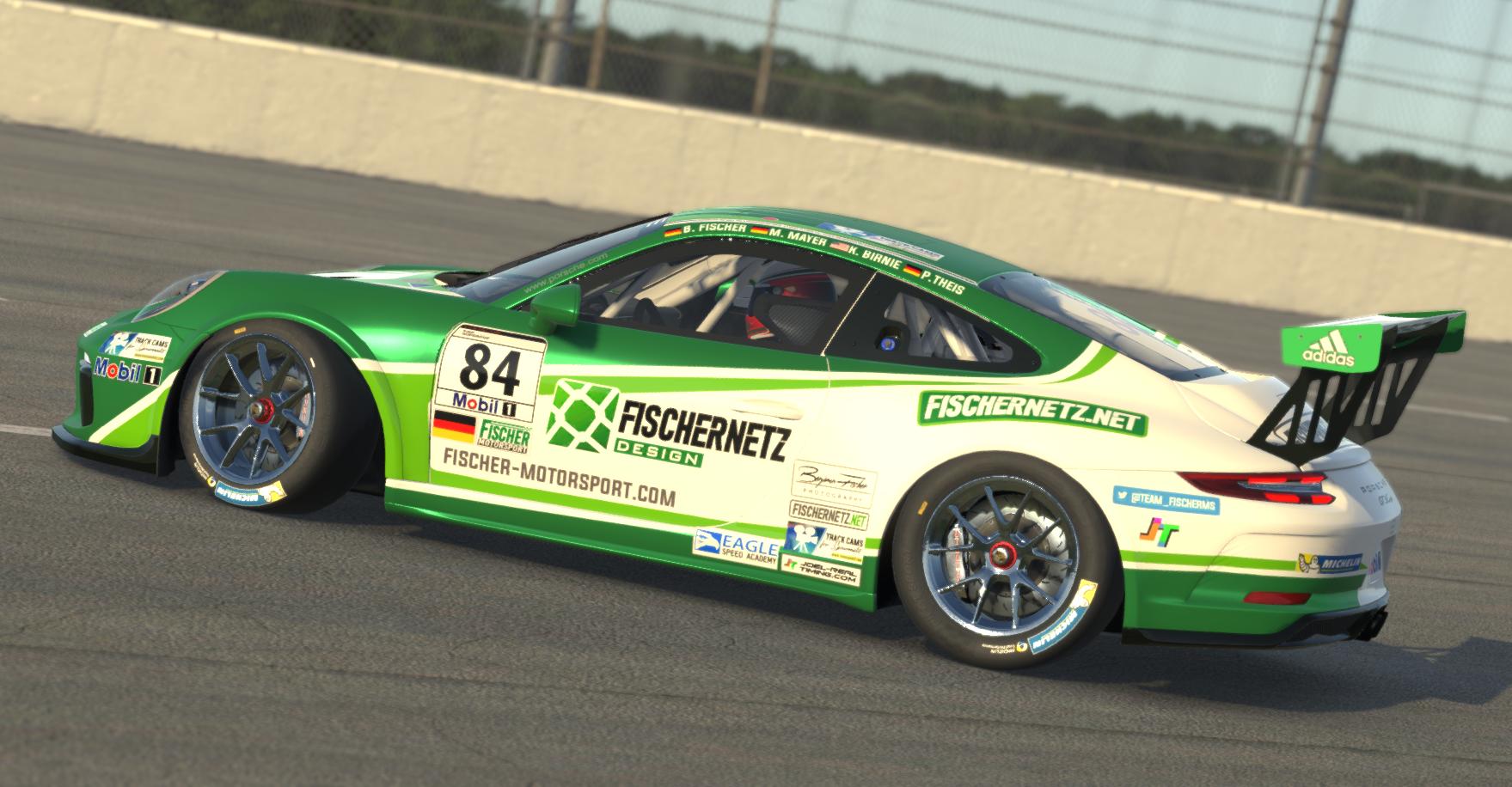 2020 iRacing 24 Hours of Nürburgring - #84 Fischer Motorsport Porsche ...