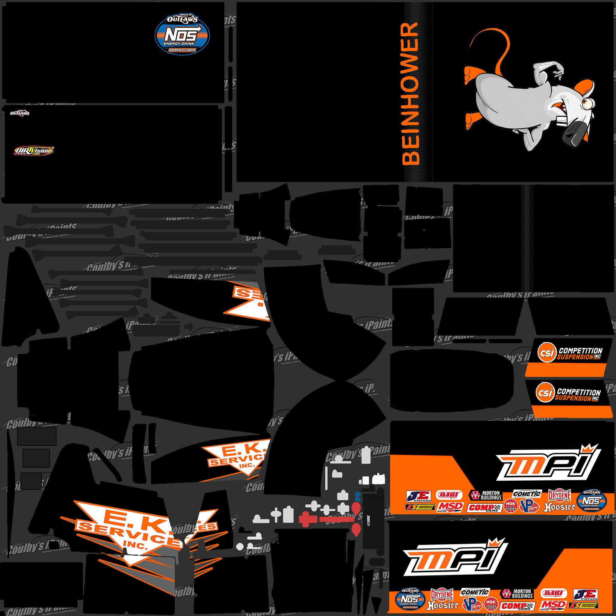 beinhower Sprint Car by Riley Emig - Trading Paints