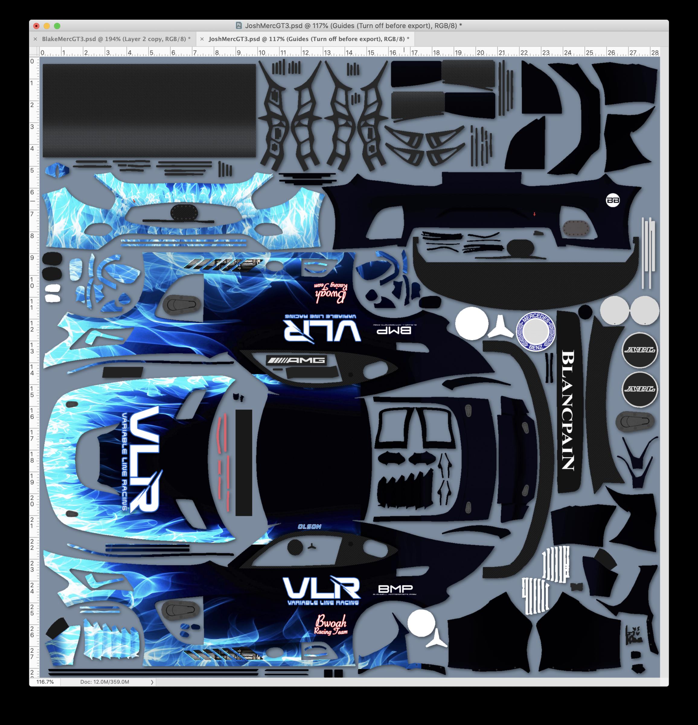 Blue VLR AMG by Bryan Bateman - Trading Paints
