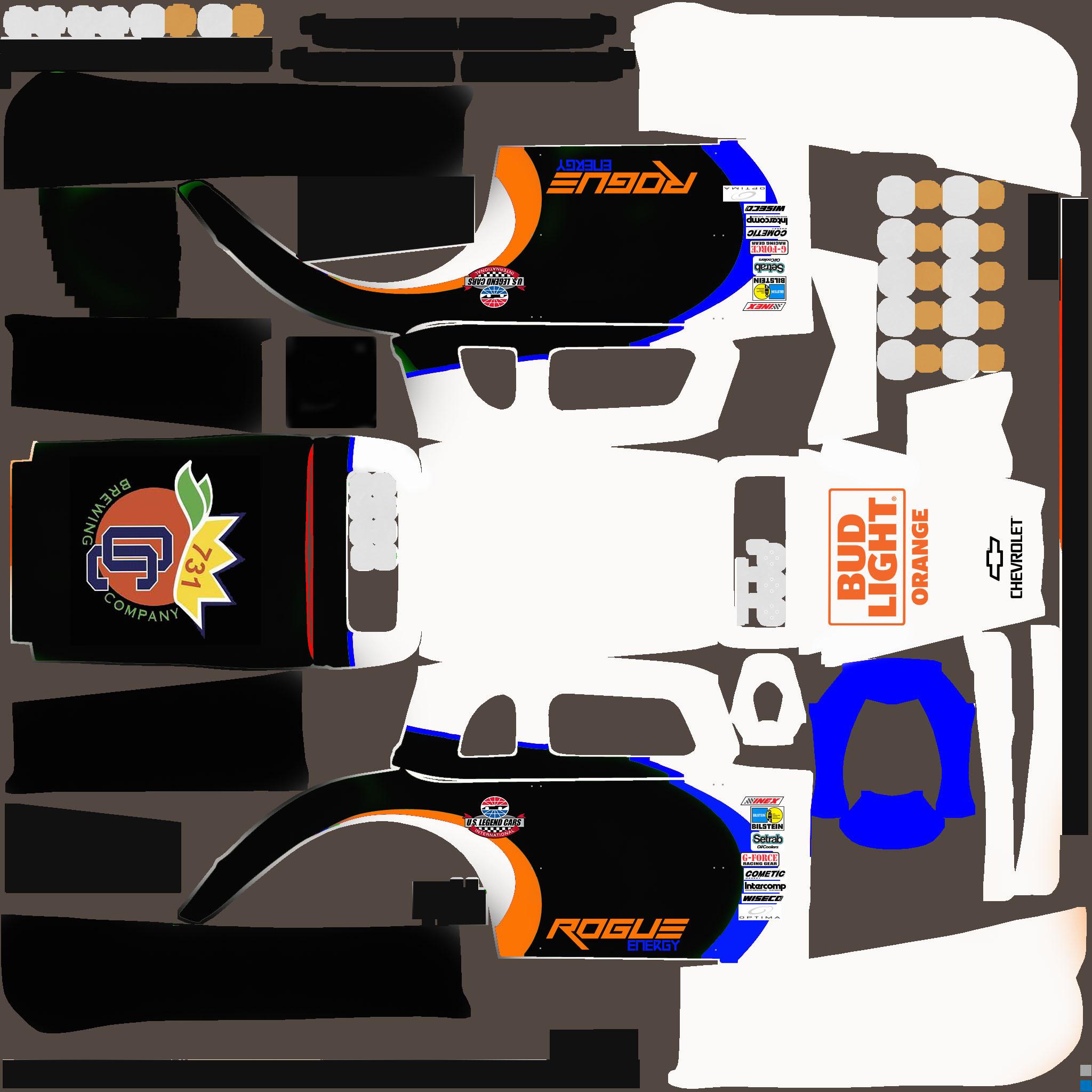 Kyle Perry Orange Crate Legends Car1 by Kyle Perry - Trading Paints