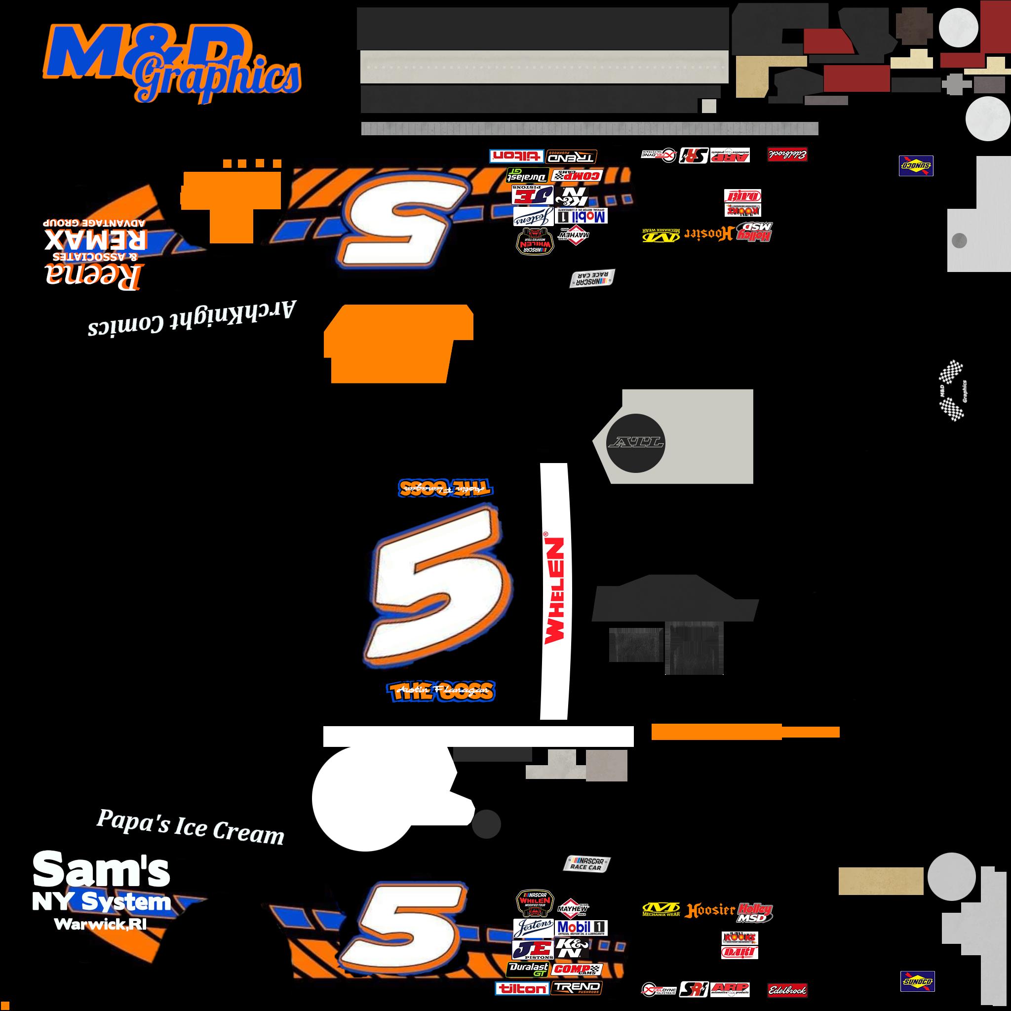 Austin Flanaagn replica Tour Mod by Austin Flanagan - Trading Paints