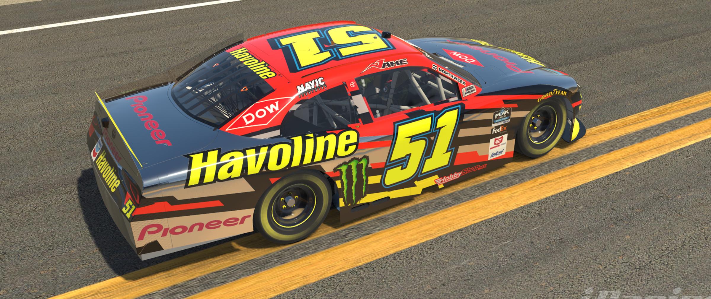 Chrome Havoline Pioneer Monster Jake Cosio Xfinity Supra by Nahum Olin ...