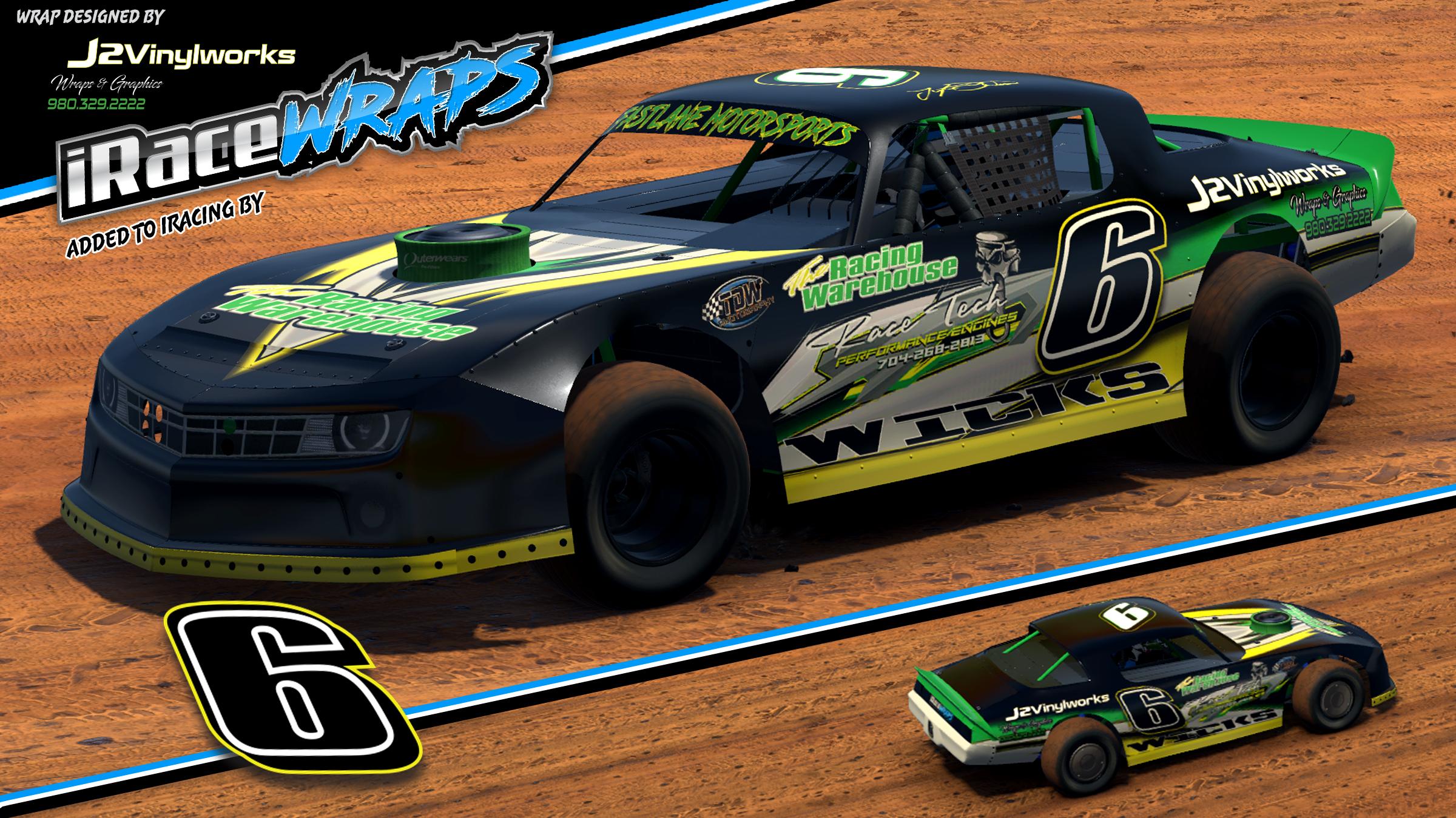 Tyler Wicks - Dirt Street Stock from iRaceWraps by Michael E. - Trading ...