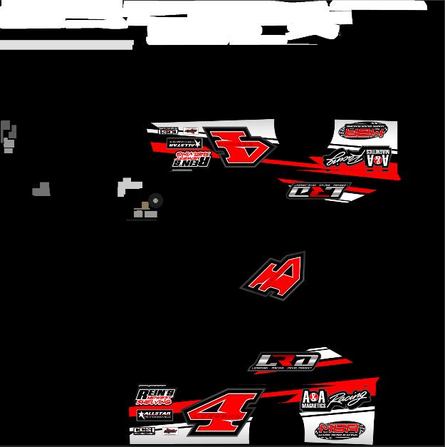 Mike Learman Dirt Modified by Dylan Braddy2 - Trading Paints