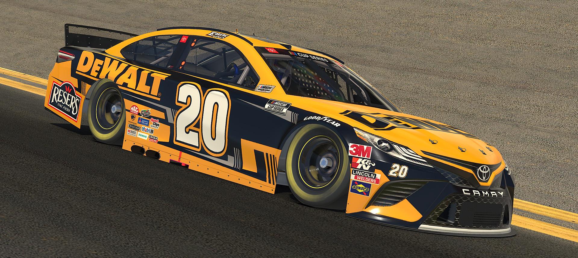 Fictional #20 - Erik Jones - DeWalt Toyota Camry XSE - 2020 (Custom ...