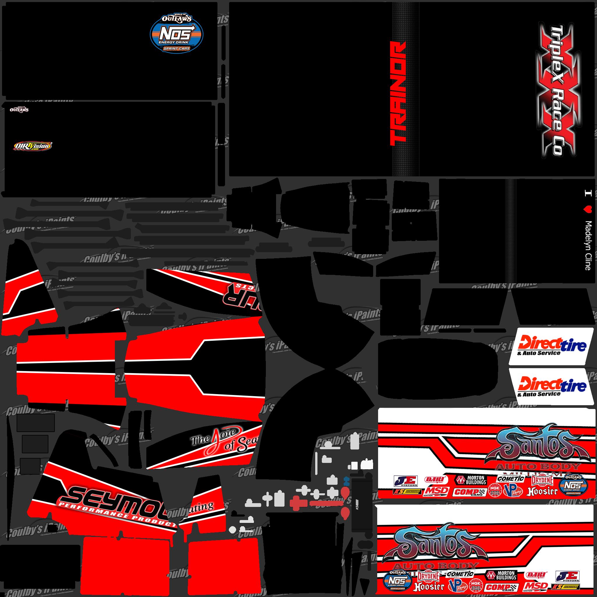 Jake Trainor Sprint Car(Cline) by Riley Emig - Trading Paints