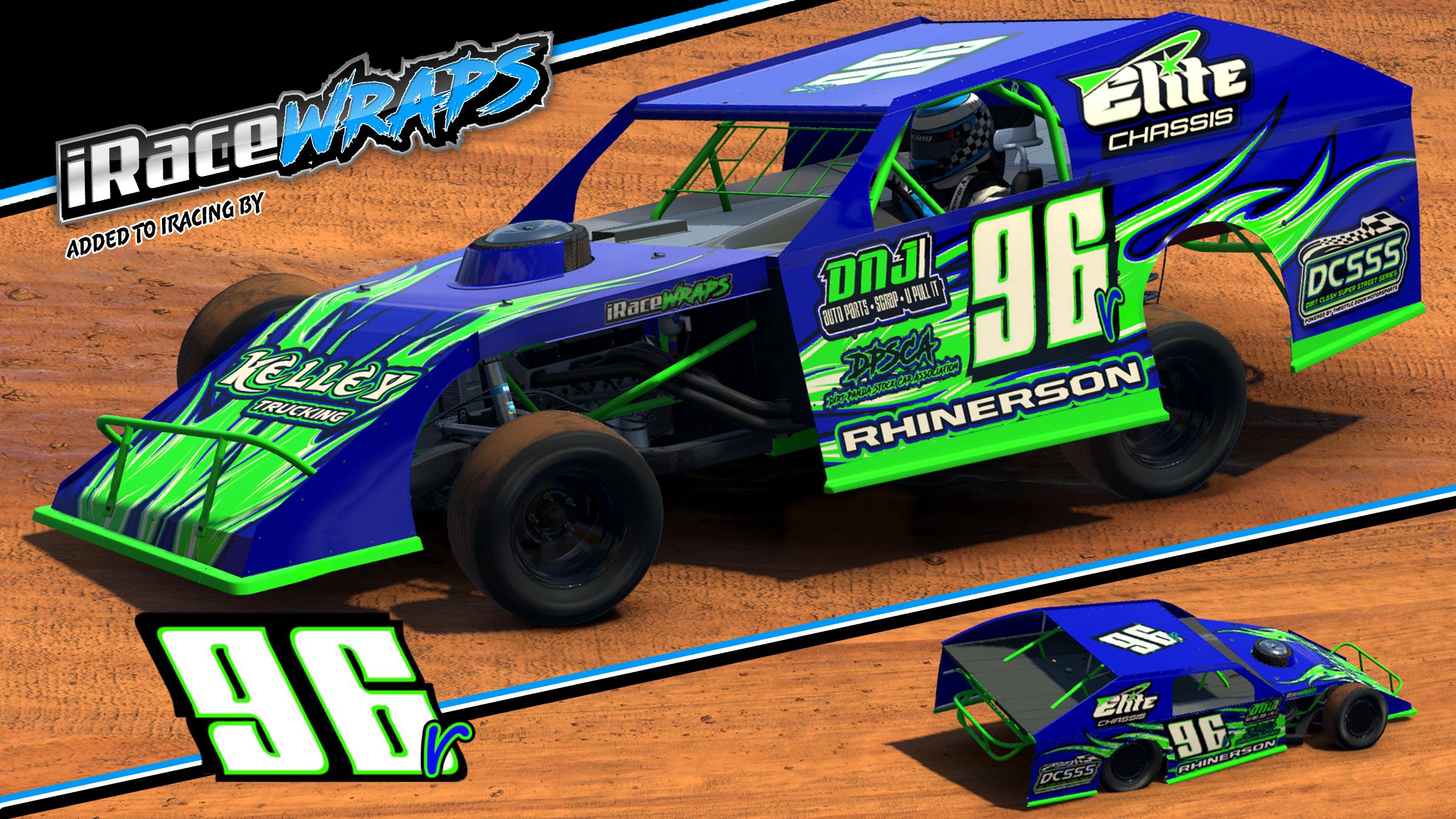 Josh Rhinerson - Dirt Modified from iRaceWraps by Michael E. - Trading ...