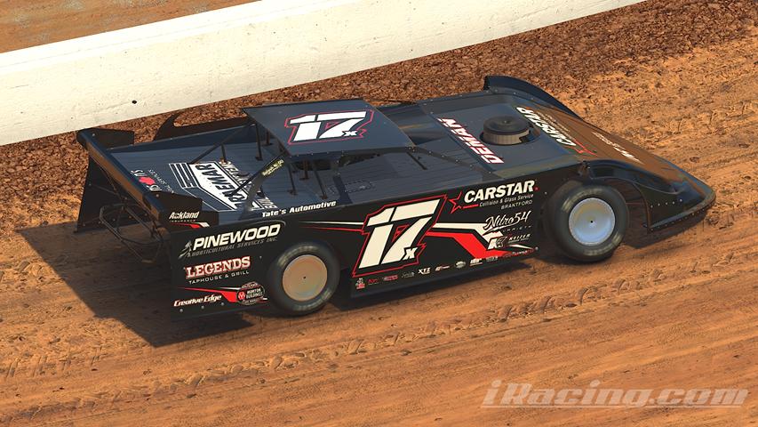 DeMan 17x Dirt Late Model by Mack DeMan - Trading Paints