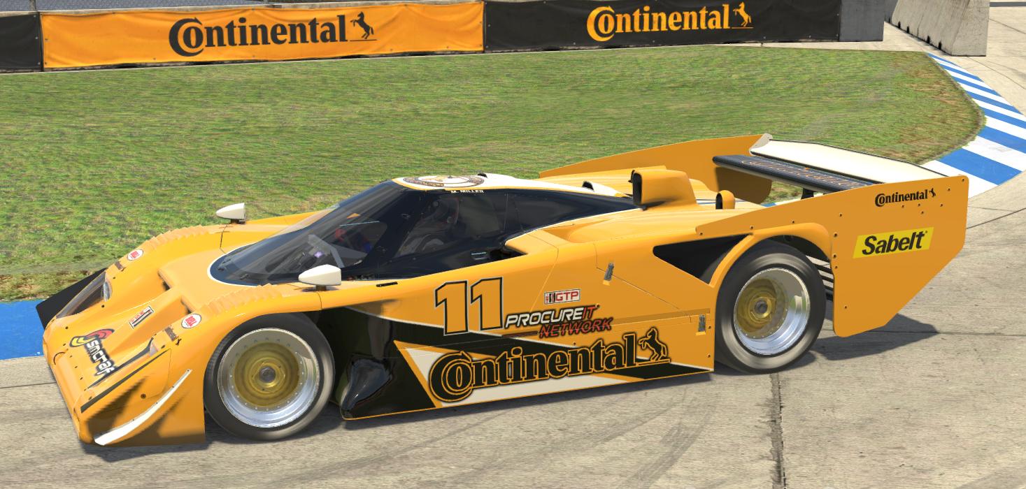 Yellow Continental/ProcureIT GTP by James Prostell Jr. - Trading Paints
