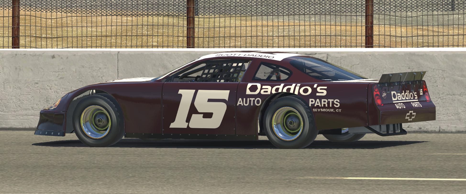 Scott Daddio #15 Throwback Late Model by Justin M. Williams - Trading ...