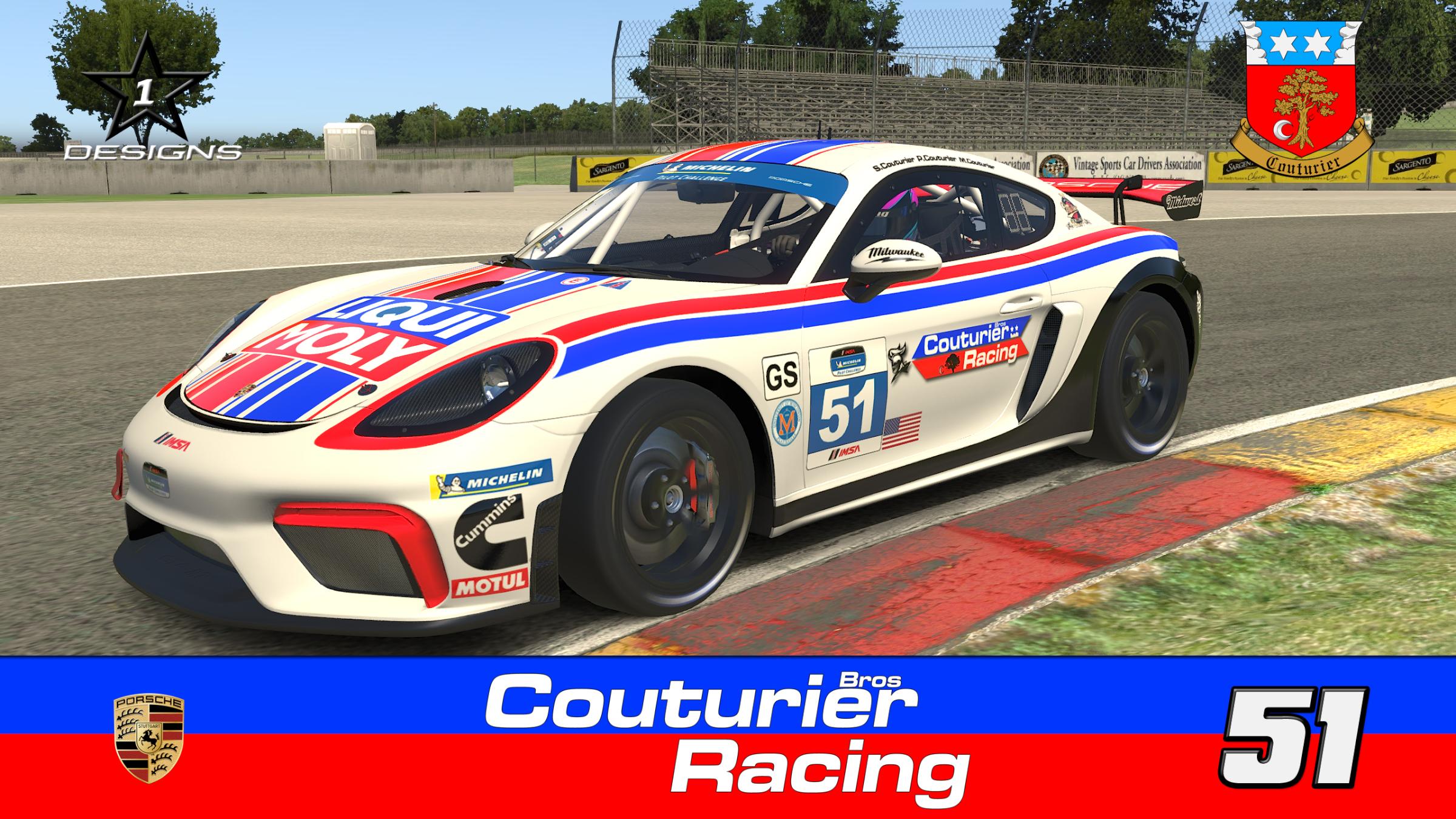 Couturier Brothers Racing Porsche 718 Cayman GT4 by Nicholas Orth ...