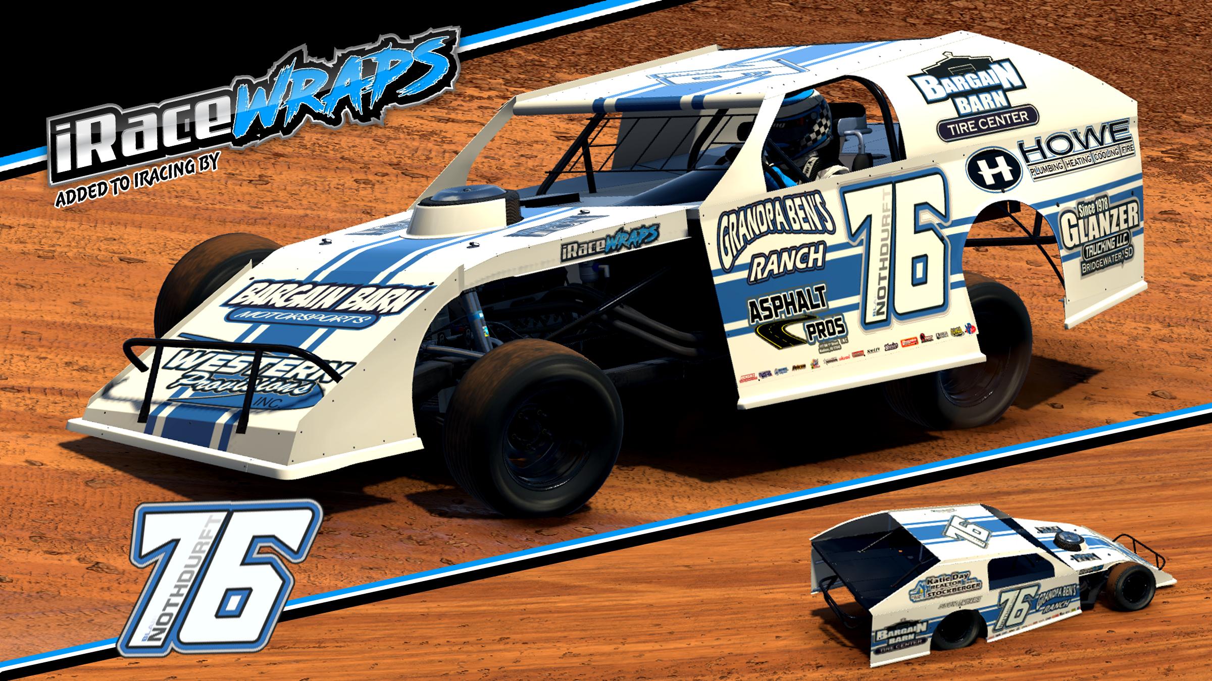 Sara Nothdurft - Dirt Modified from iRaceWraps by Michael E. - Trading ...