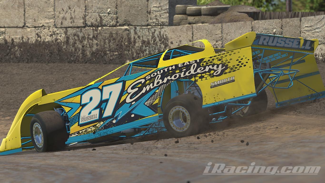 Dirt Late Model Jaiden Russell by Beau Oldfield - Trading Paints