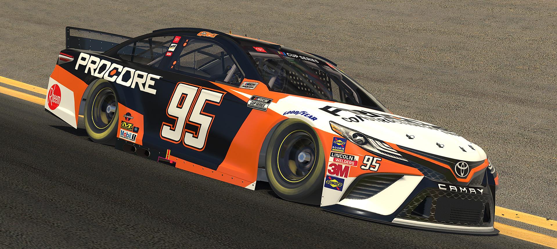 Fictional #95 - Christopher Bell - Procore Toyota Camry XSE - 2020 ...
