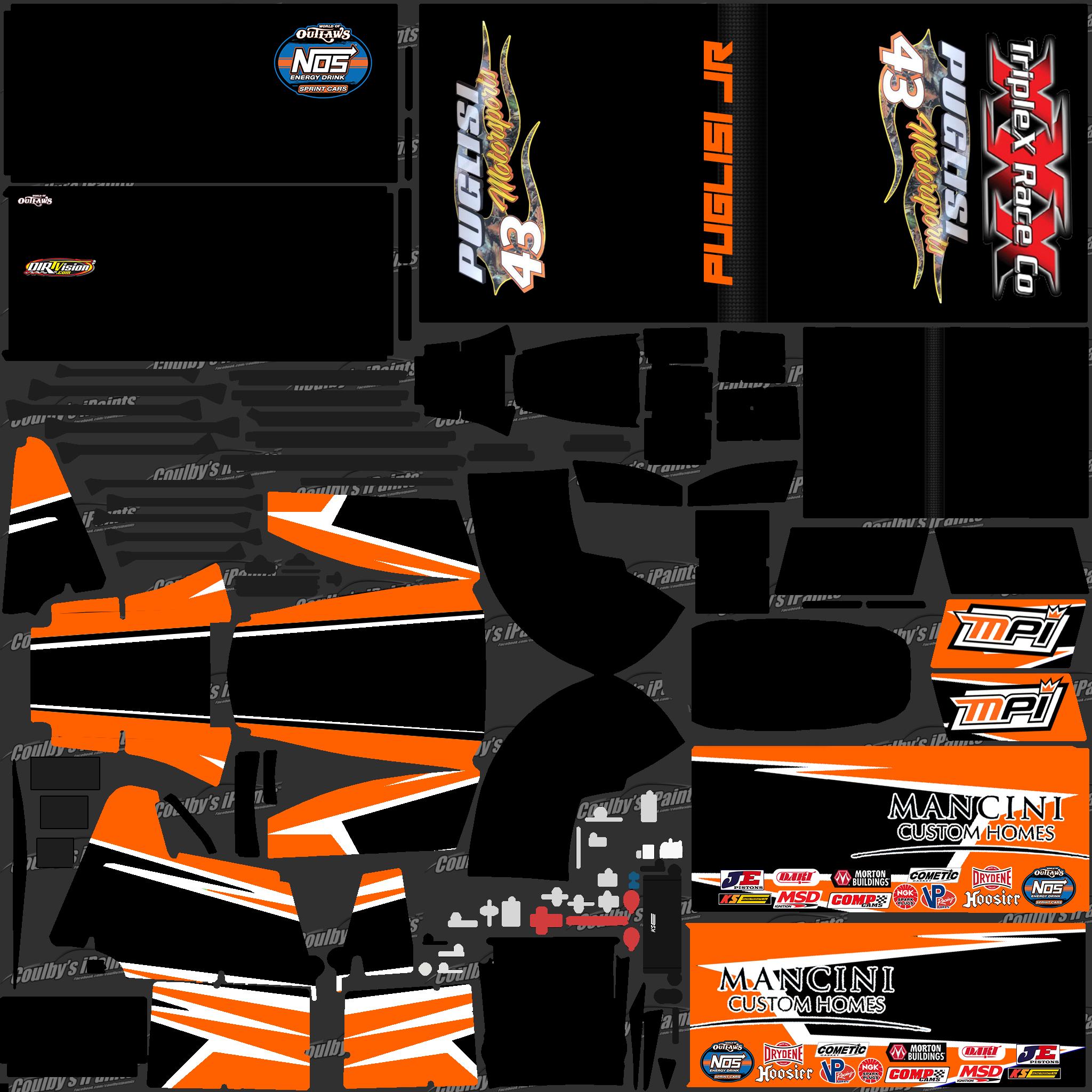 Stephen Puglisi Sprint Car by Riley Emig - Trading Paints