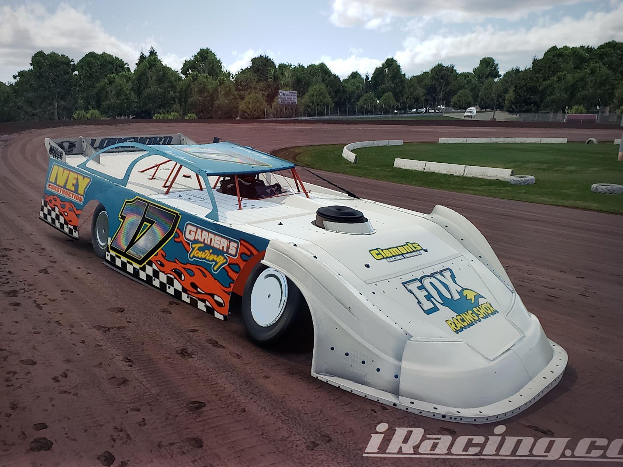Noah Garner #17 Dirt Late Model by Dawson Miller2 - Trading Paints