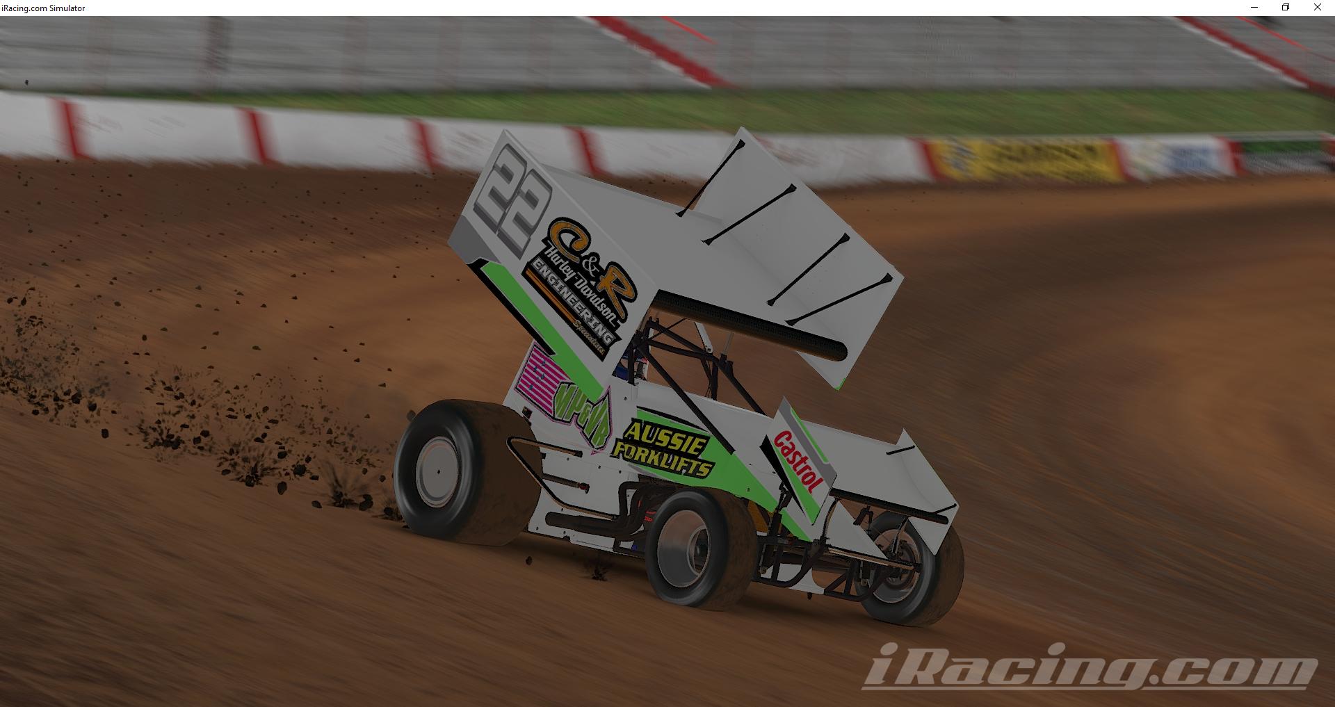 Jason Bates Sprintcar - White/Green/Grey by Kinser Claridge - Trading ...