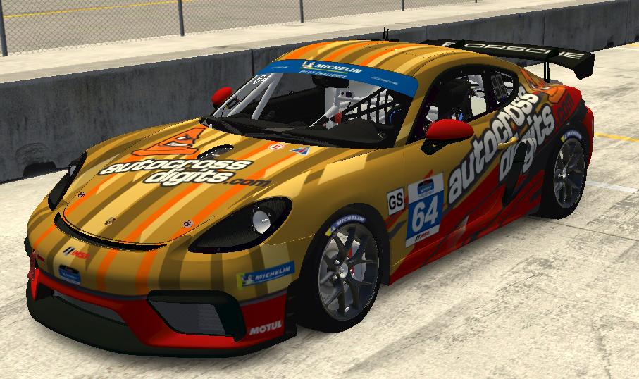 Porsche 718 GT4 AXD v3 IW by Ido Waksman - Trading Paints