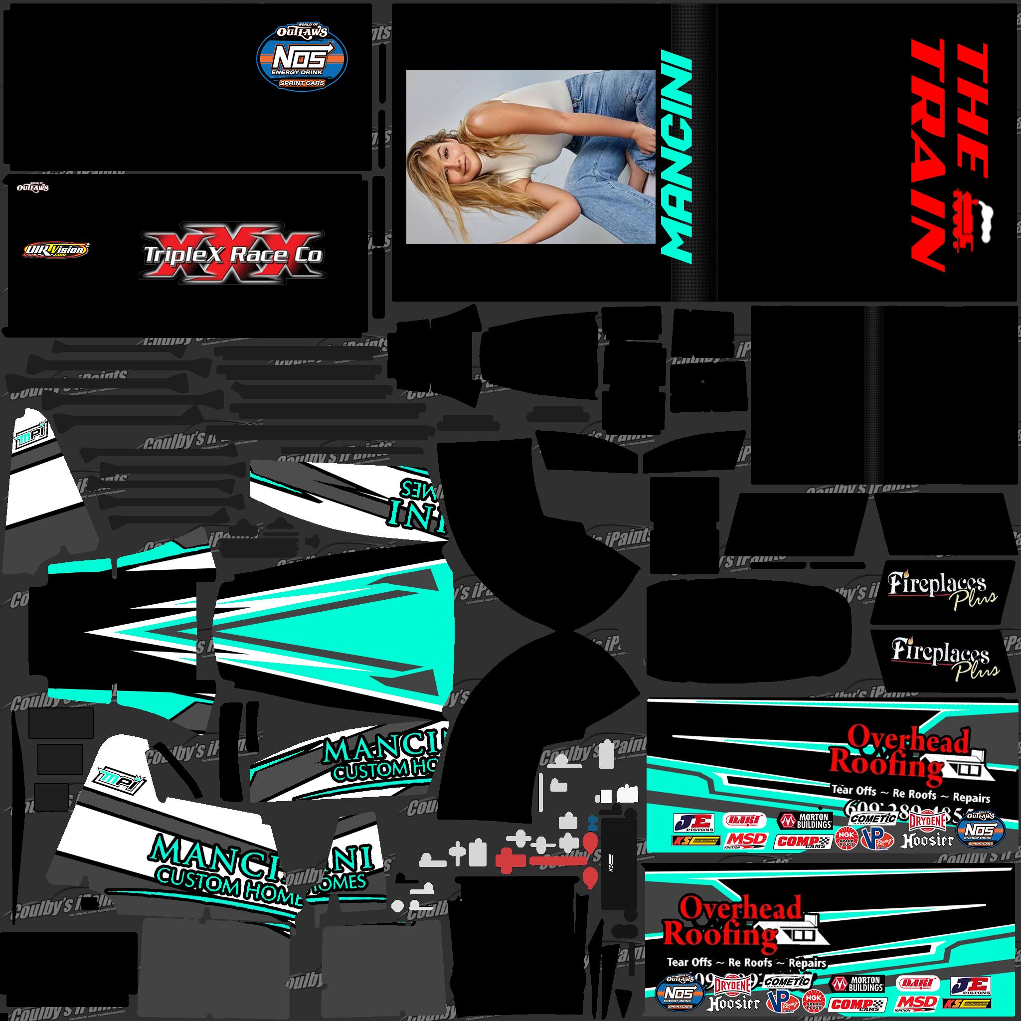 Paul Mancini Sprint Car by Riley Emig - Trading Paints