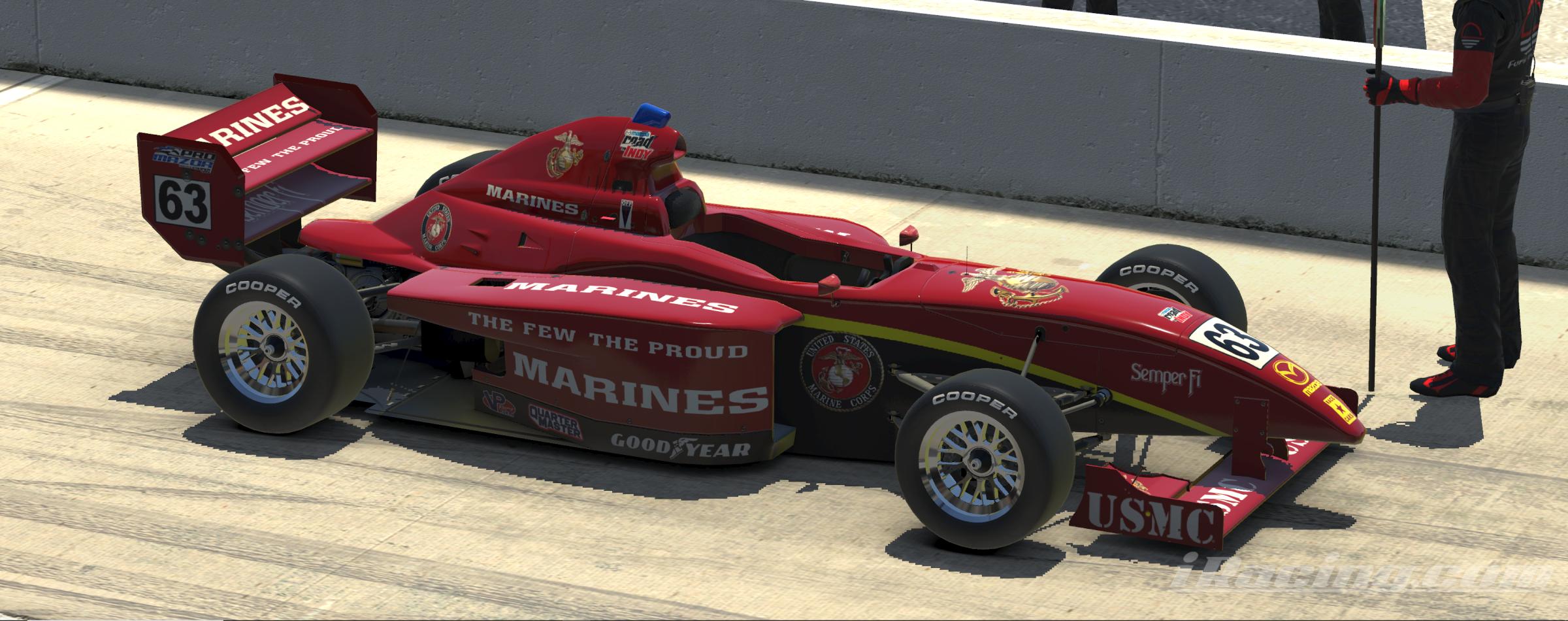 USMC Red Pro Mazda by John Rubino - Trading Paints