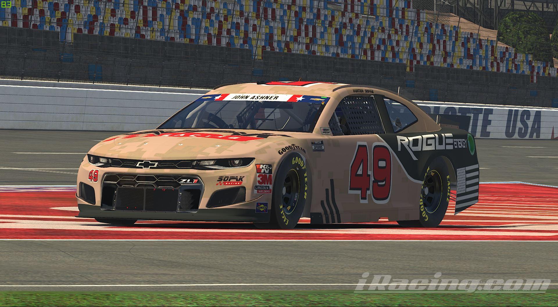 SopakRacing 2020 Camaro ZL1 1LE (Coke 600) by Hunter Sopak - Trading Paints