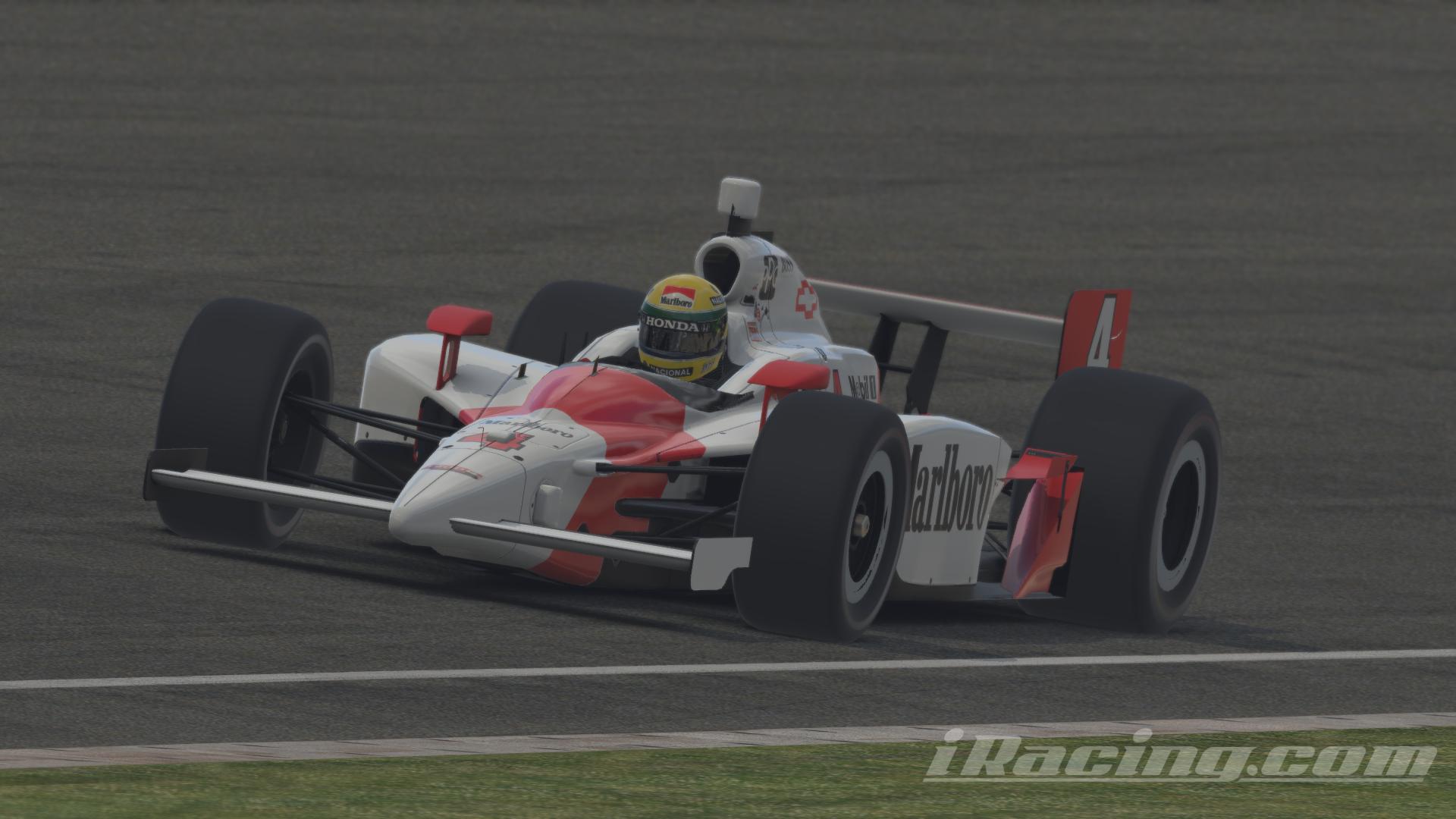 Ayrton Senna Indycar Fictional by Gavin Hibbs2 - Trading Paints