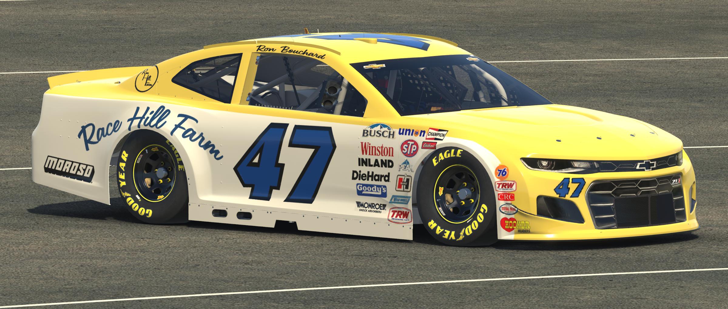 Ron Bouchard Throwback (Custom Number 47) by Jordan B. - Trading Paints