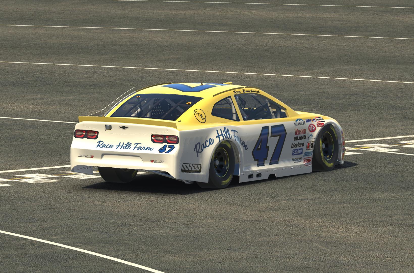 Ron Bouchard Throwback (Custom Number 47) by Jordan B. - Trading Paints